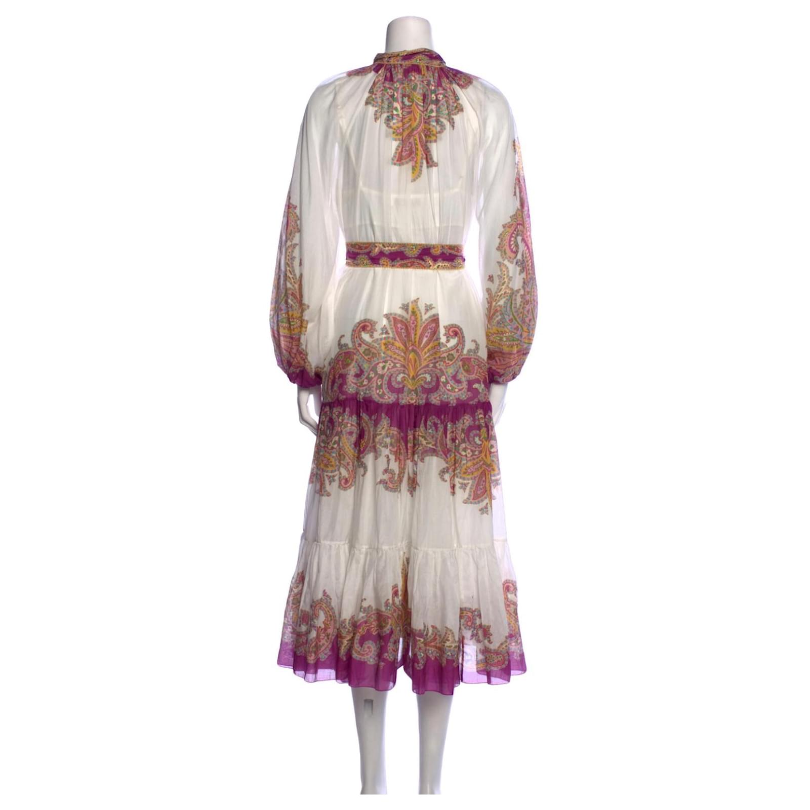 Zimmermann Robes Soie Coton Multicolore ref.721399 - Joli Closet
