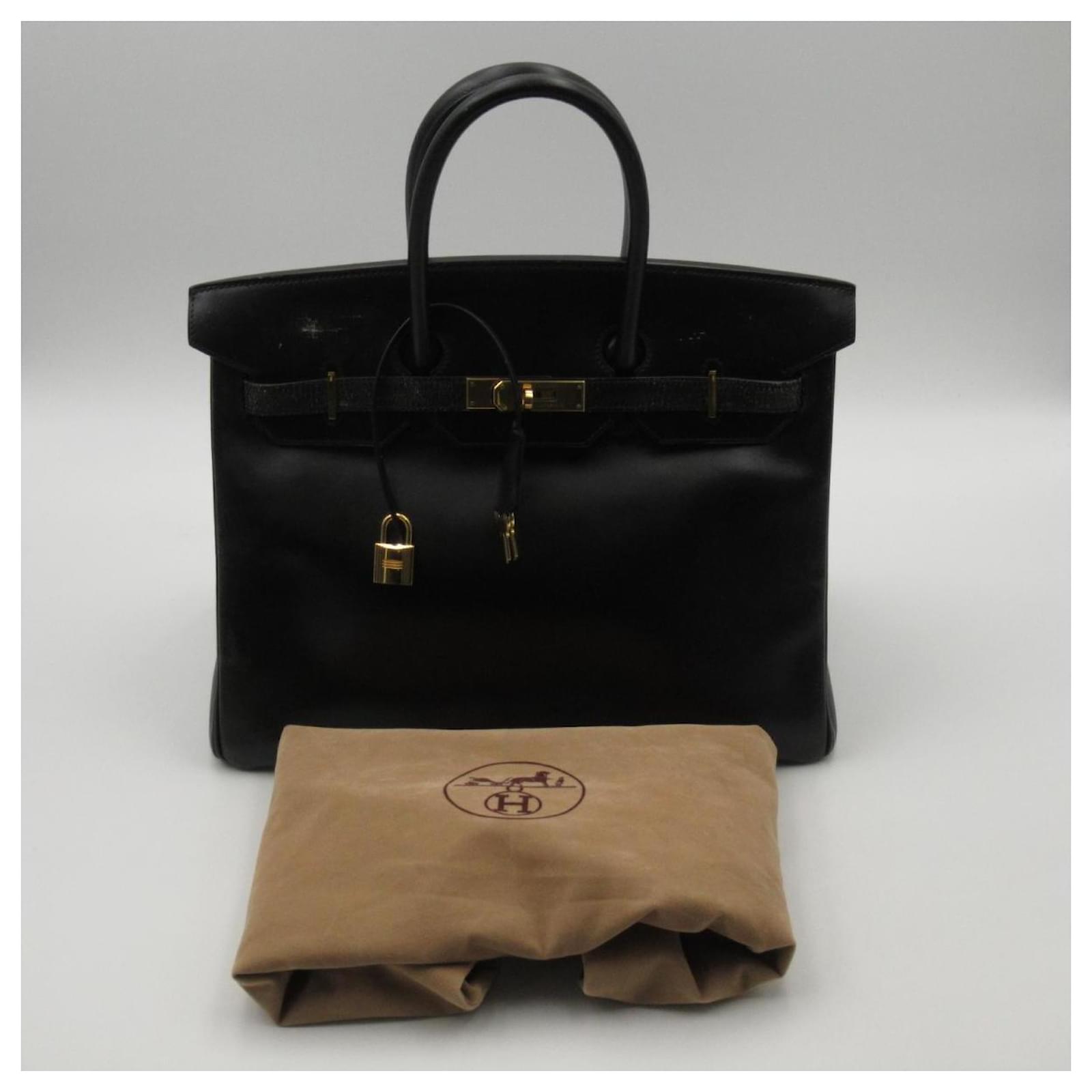 Hermès HERMES BIRKIN 35 Black Pony-style calfskin ref.722202 - Joli Closet