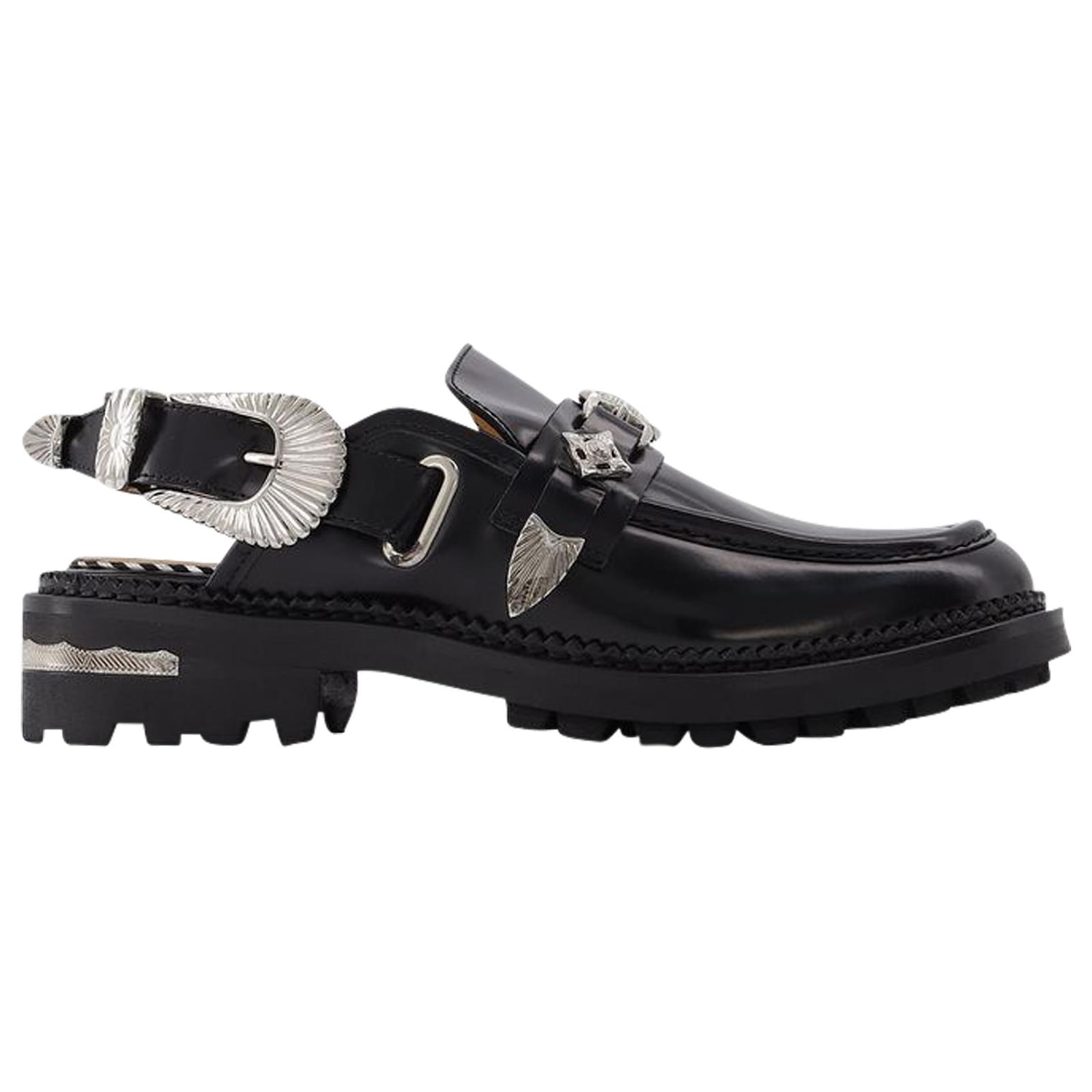 Aj1070 Loafers - Toga Pulla - Leather - Black ref.723371 - Joli Closet