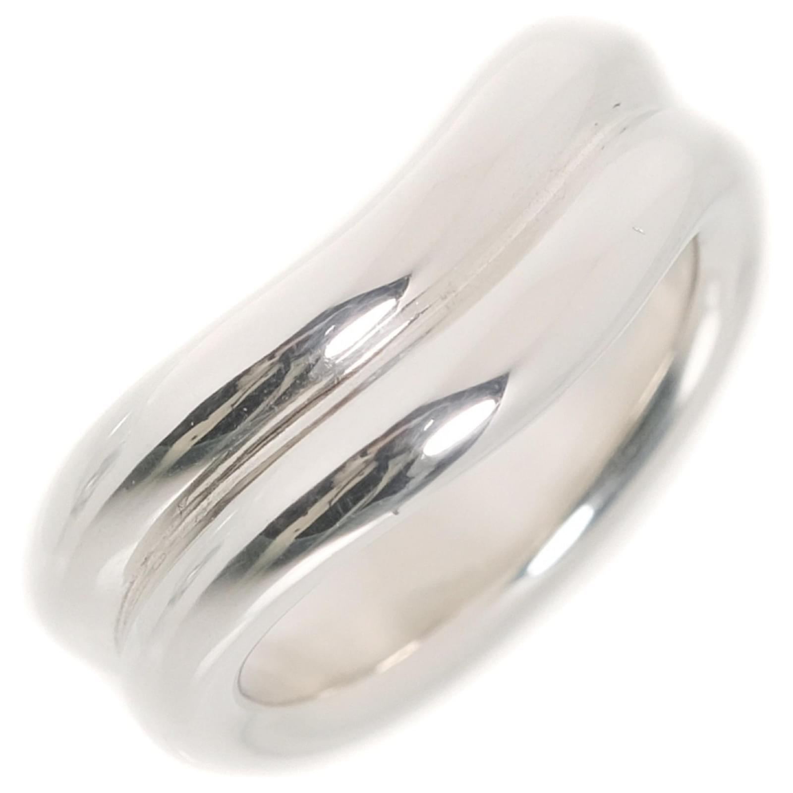 TIFFANY & CO. Curved band Silvery Silver ref.723922 - Joli Closet