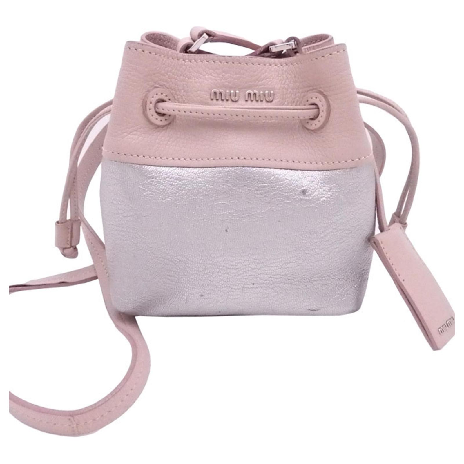 miu miu Pink Leather ref.724020 - Joli Closet