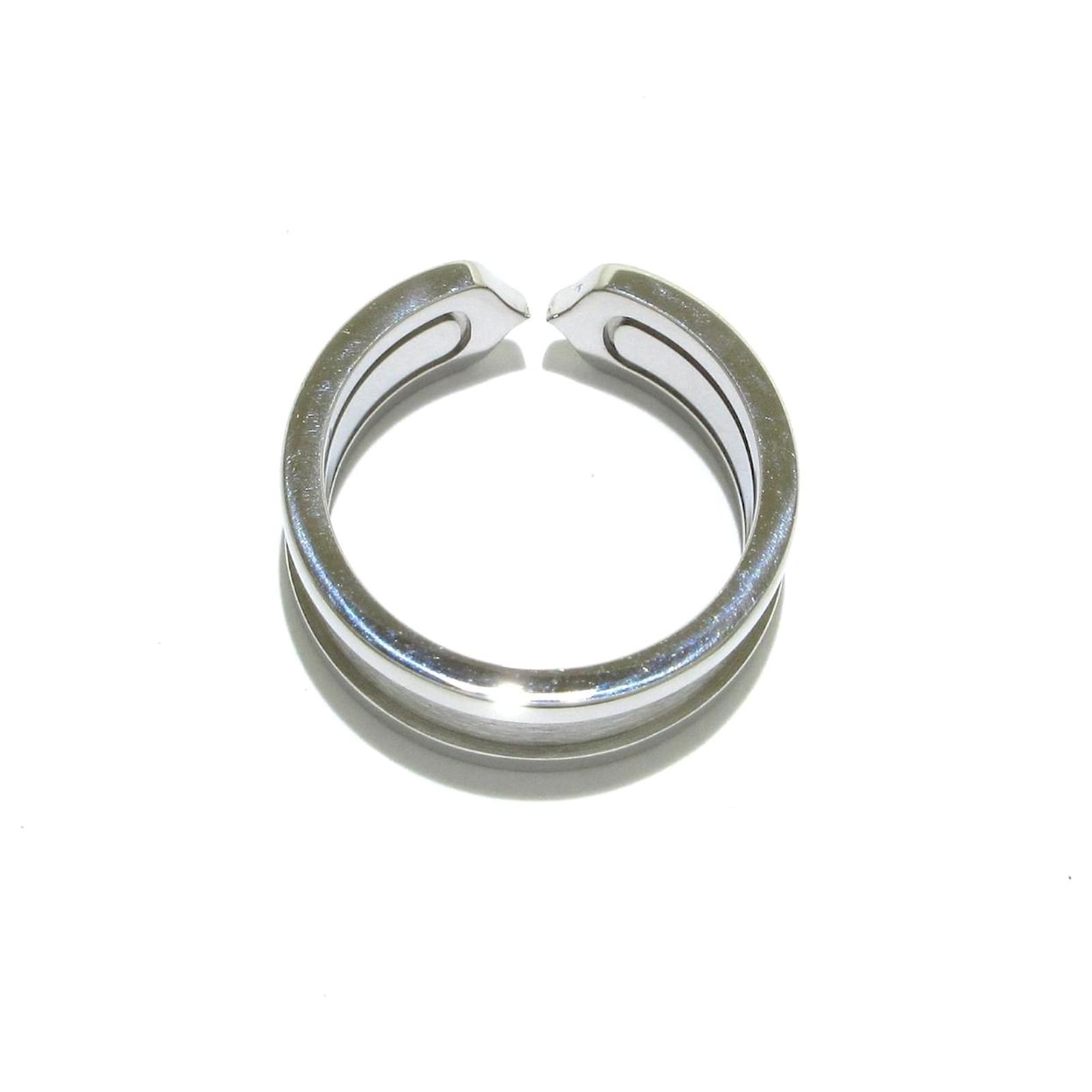 cartier 2C C2 Or blanc ref.728147 - Joli Closet