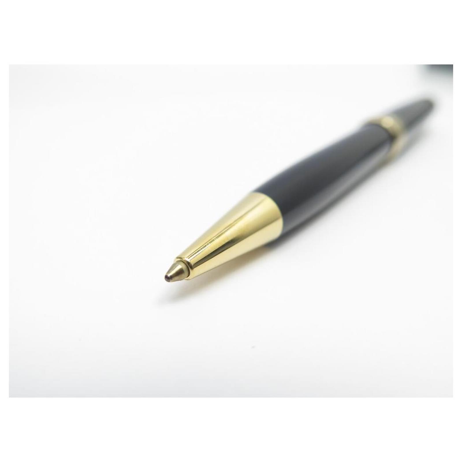 MONTBLANC MEISTERSTUCK CLASSIC GOLDEN BALLPOINT PEN 10883 BLACK ...