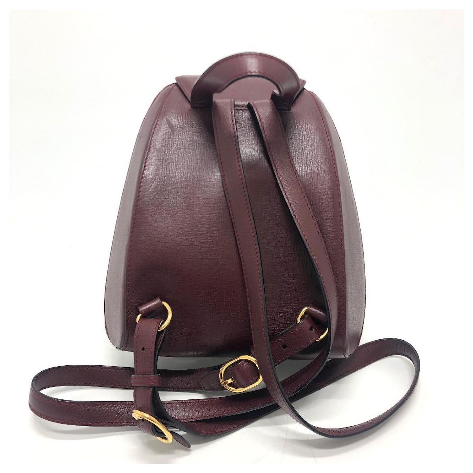 Cartier backpack Leather ref.728802 - Joli Closet