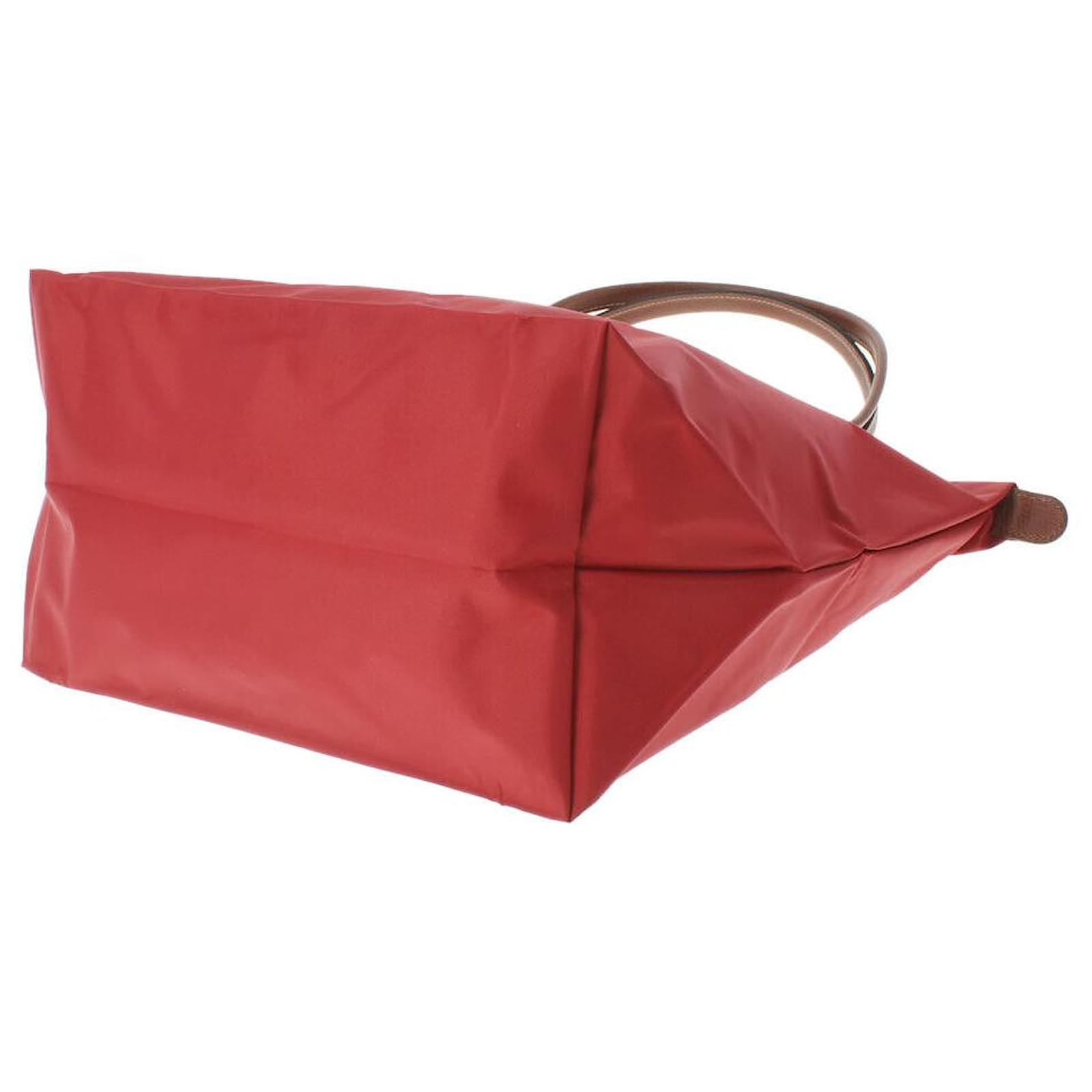 Longchamp Le Pliage Red Synthetic ref.729077 - Joli Closet