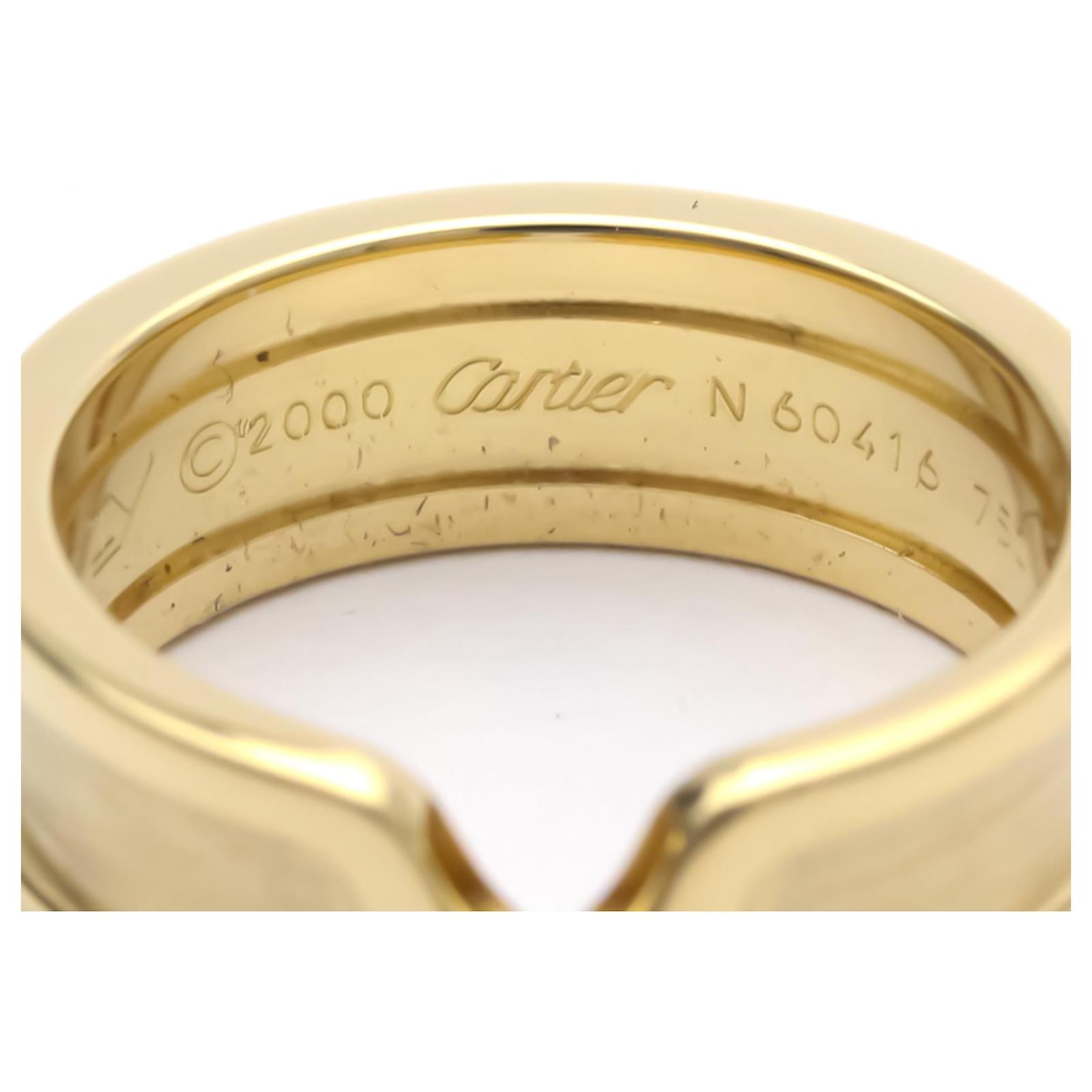 Cartier C2 Golden Yellow gold ref.729847 - Joli Closet
