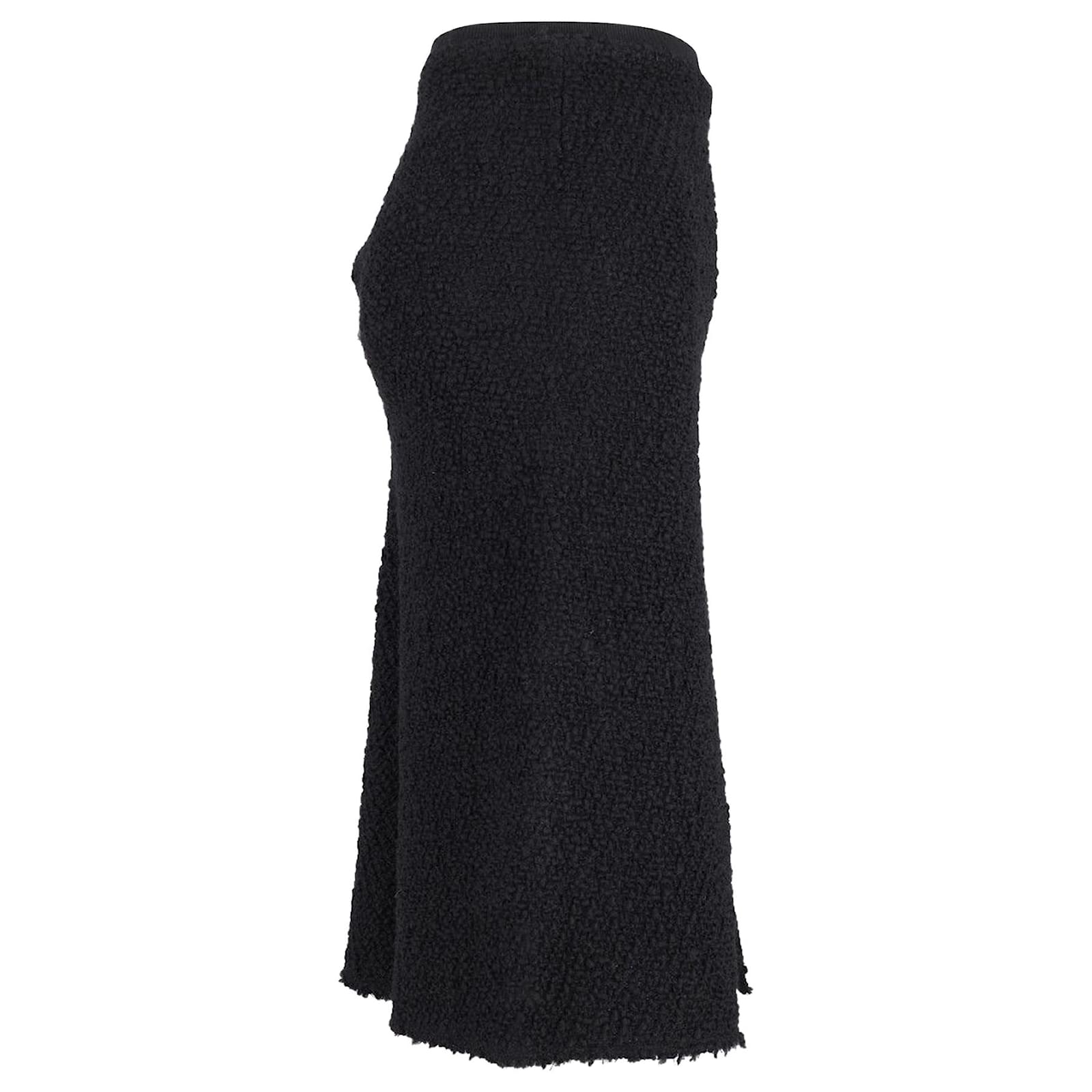 Isabel Marant Jupe Inko Tweed en Laine Noire ref.730465 - Joli Closet