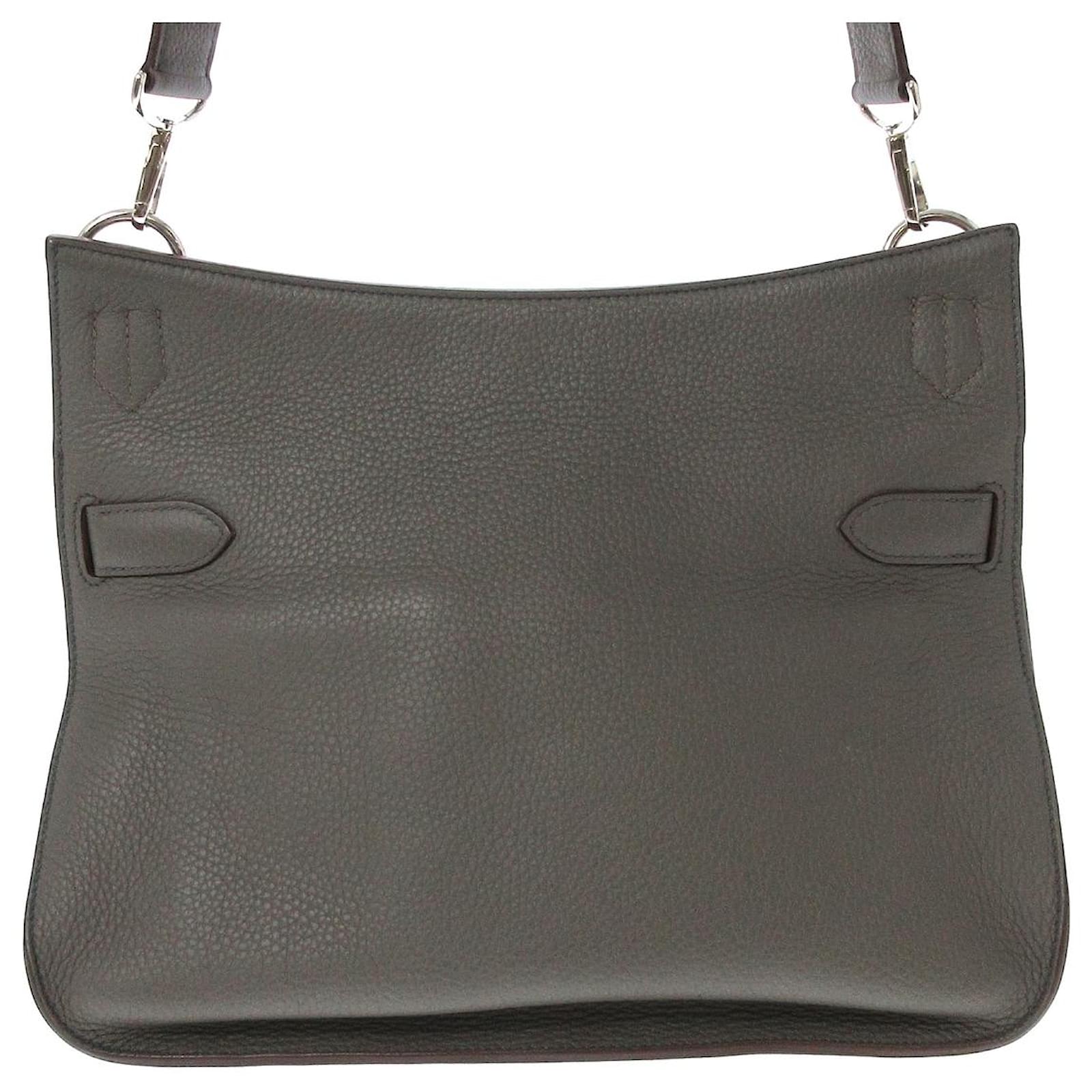 Hermès Jypsiere Grey Leather ref.730660 - Joli Closet