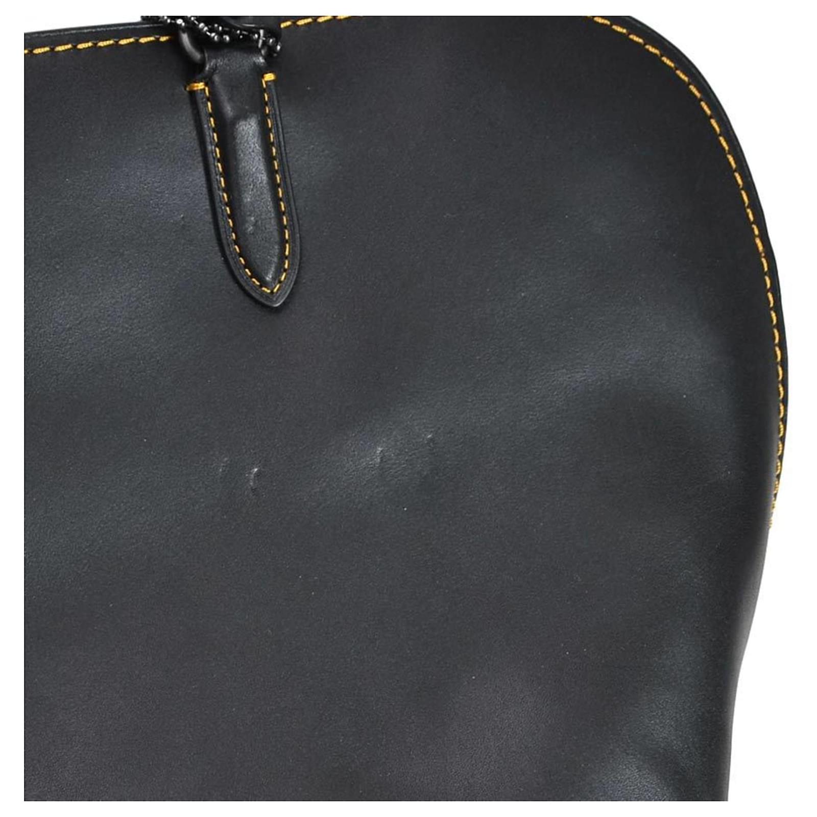 Coach Black Leather ref.731477 - Joli Closet