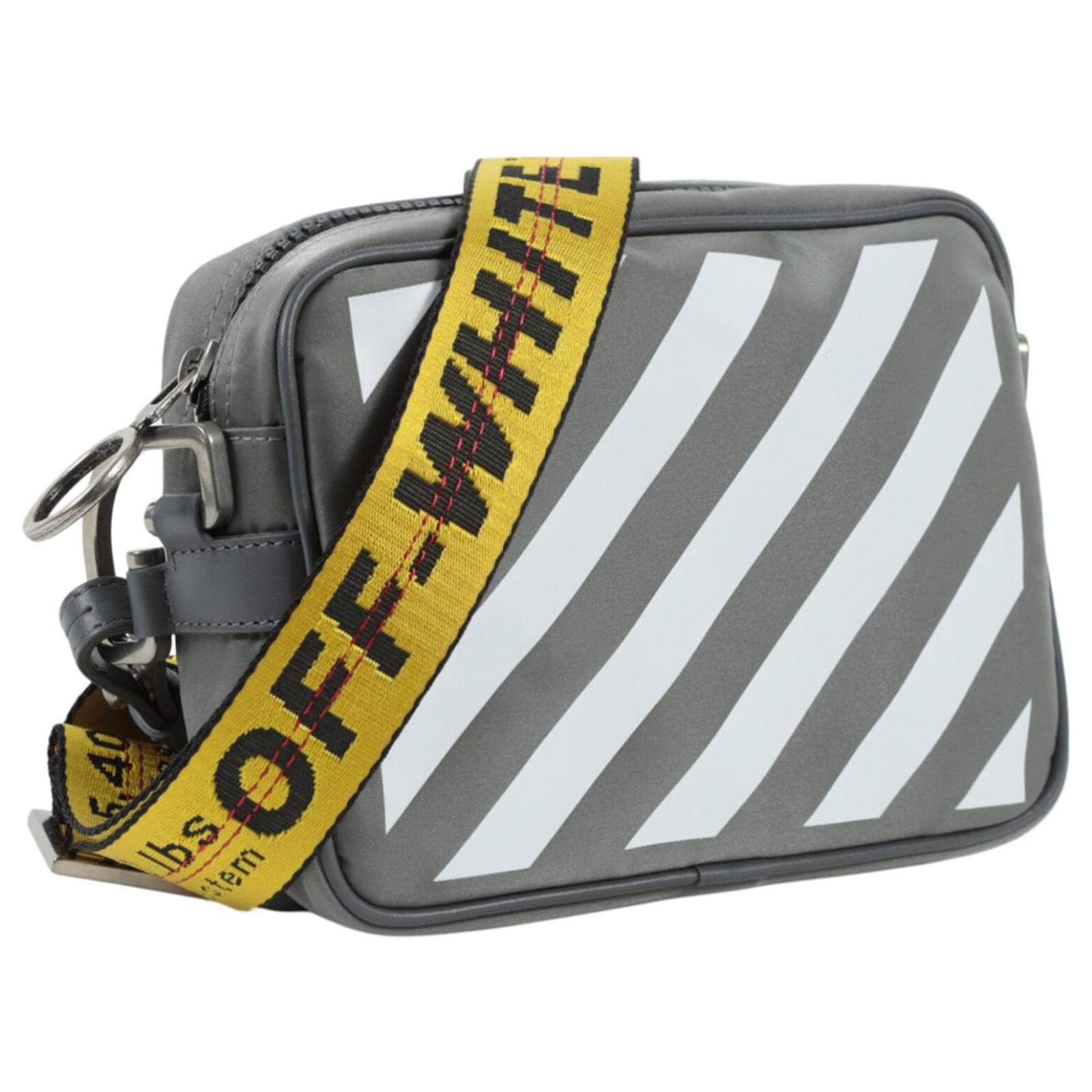 Off White Off-White Diagonal Stripe Leather Crossbody Multiple colors ...
