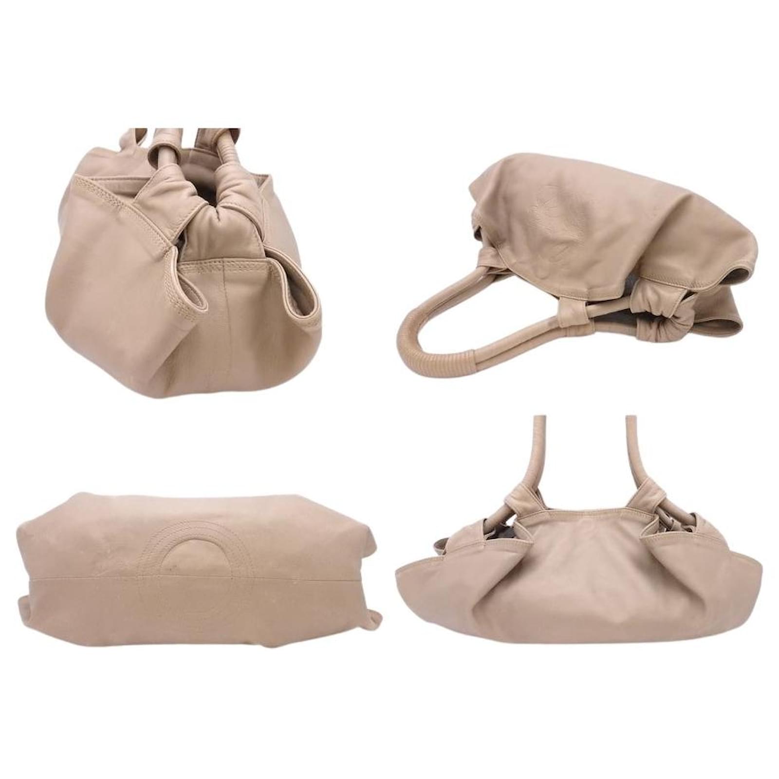 Loewe Nappa Beige Leather ref.733068 - Joli Closet