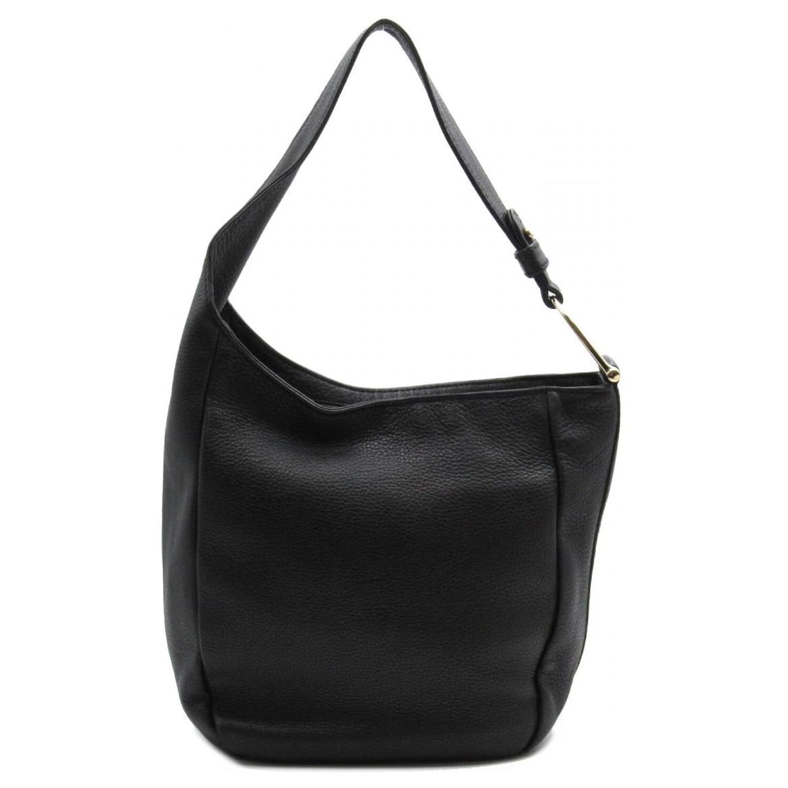 Gucci Greenwich Leather Hobo Bag Black Pony-style calfskin ref.733268 ...