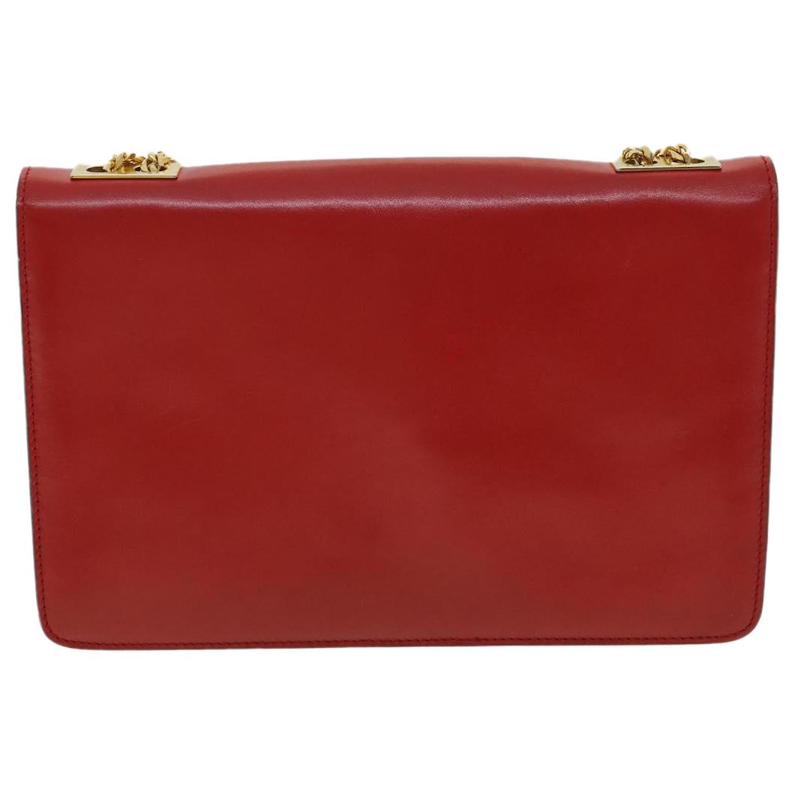 Céline Celine Red Leather ref.735149 - Joli Closet