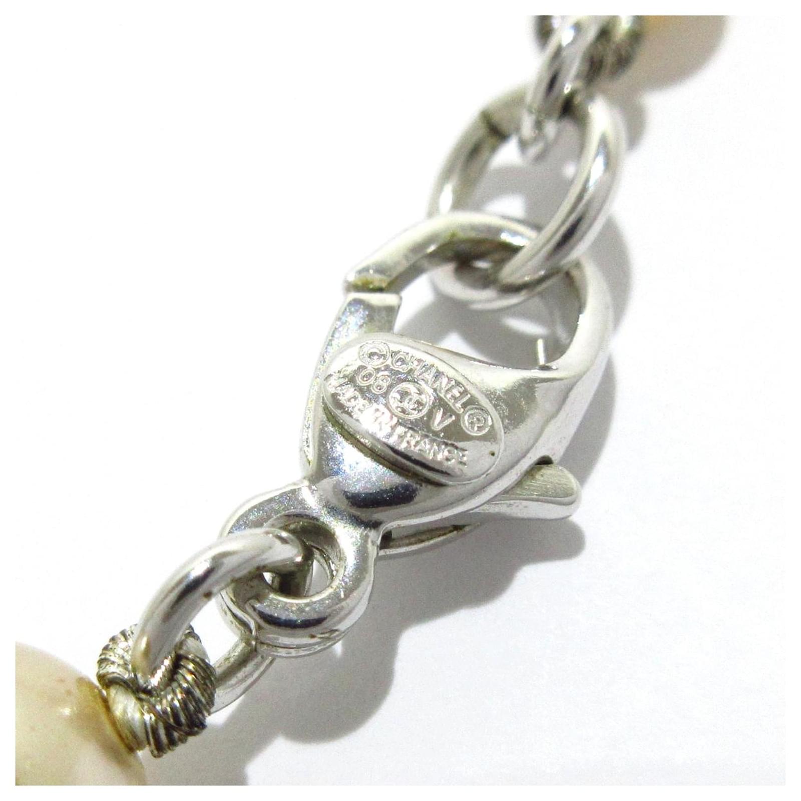 Chanel COCO Mark Bianco Perla ref.735469 - Joli Closet