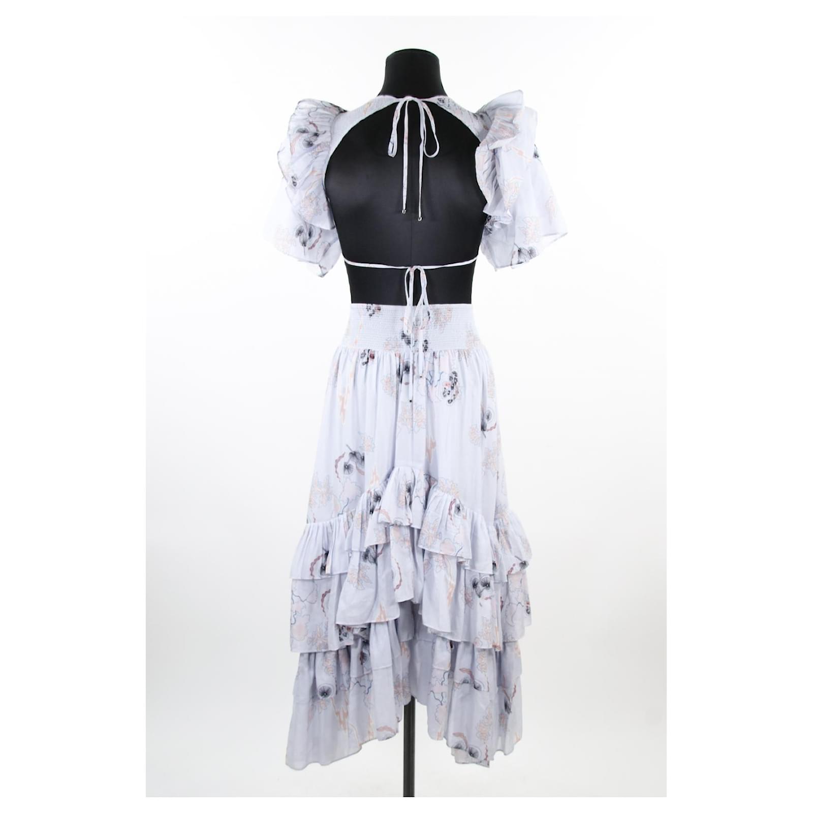 Dress MAGALI PASCAL 34 Blue Cotton ref.736334 - Joli Closet
