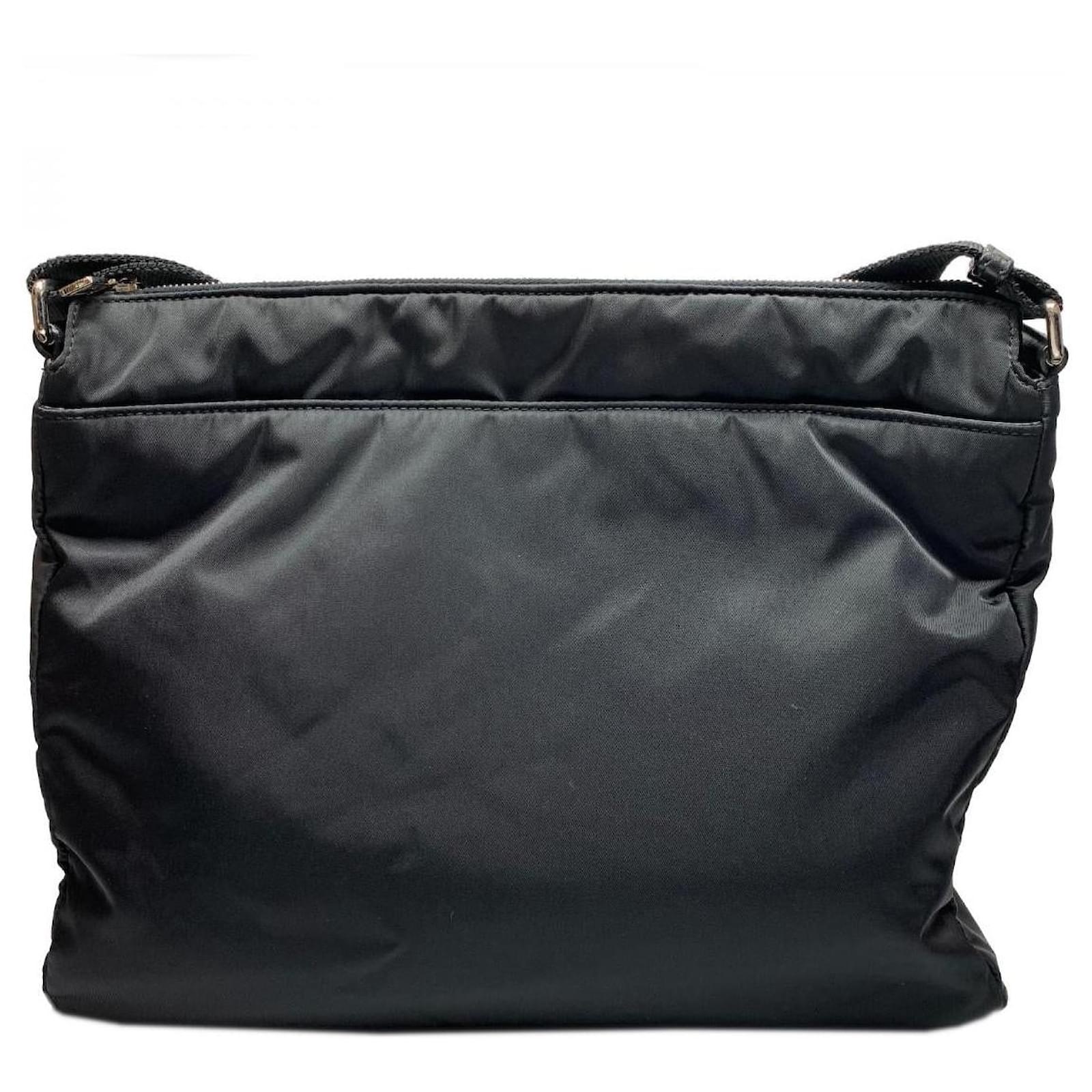 Yves Saint Laurent YSL Quilted Nylon Crossbody Bag Black ref.738177 ...