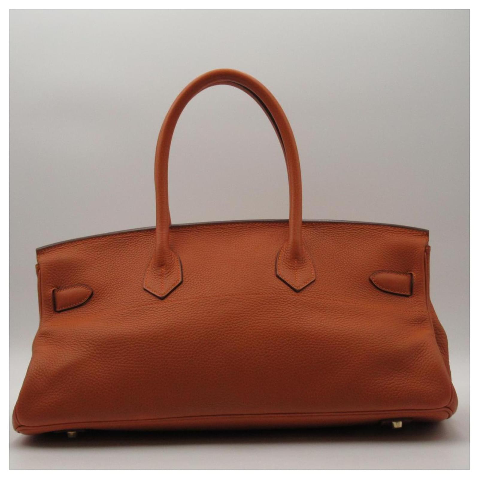 Hermès Clemence JPG Birkin 42 Orange Pony-style calfskin ref.739266 ...