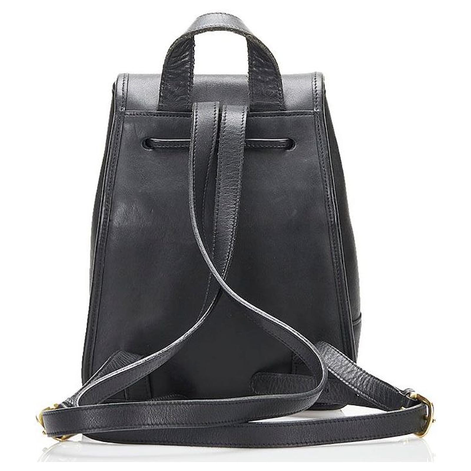 coach Leather Backpack black Pony-style calfskin ref.740350 - Joli Closet