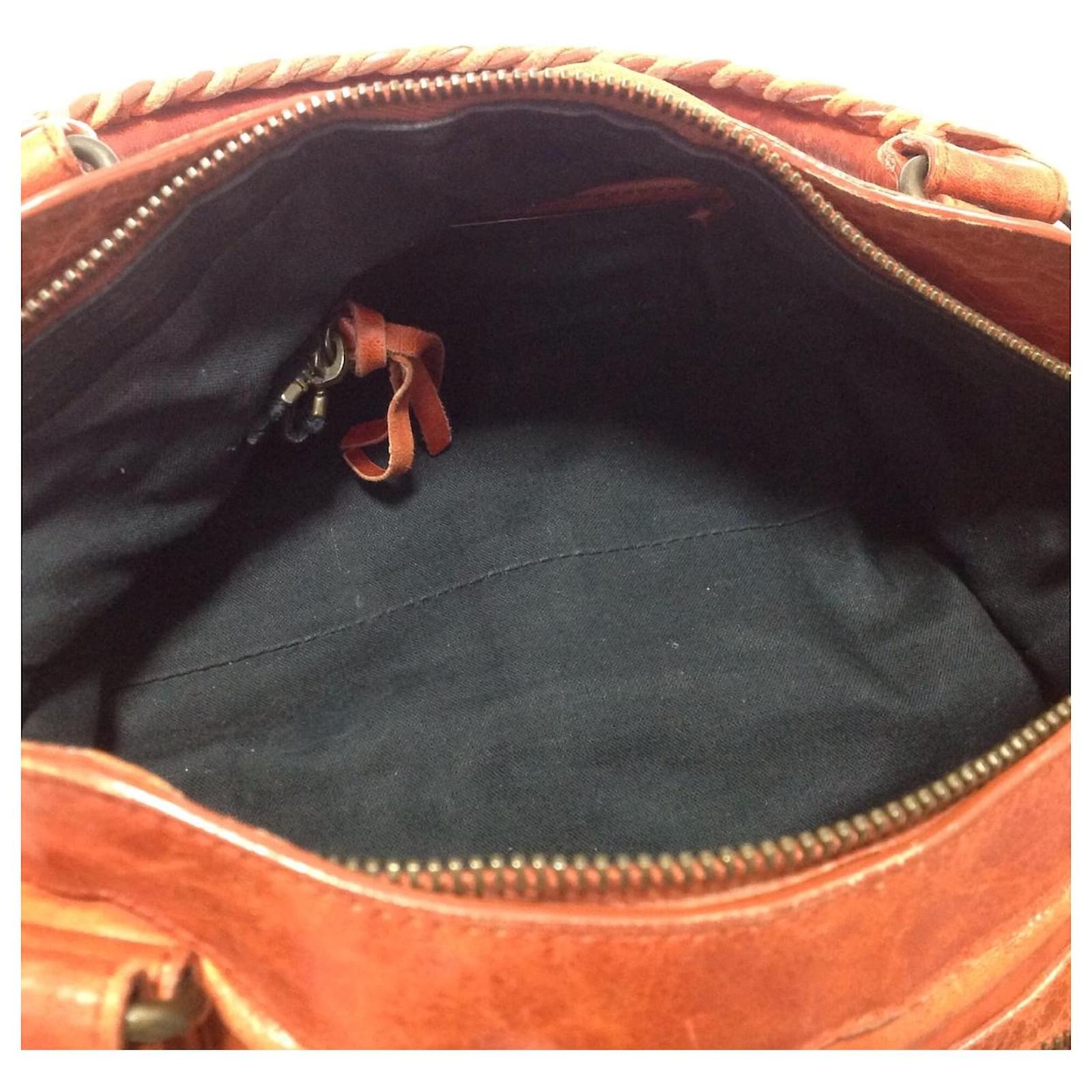 Balenciaga The first Orange Leather ref.740624 - Joli Closet