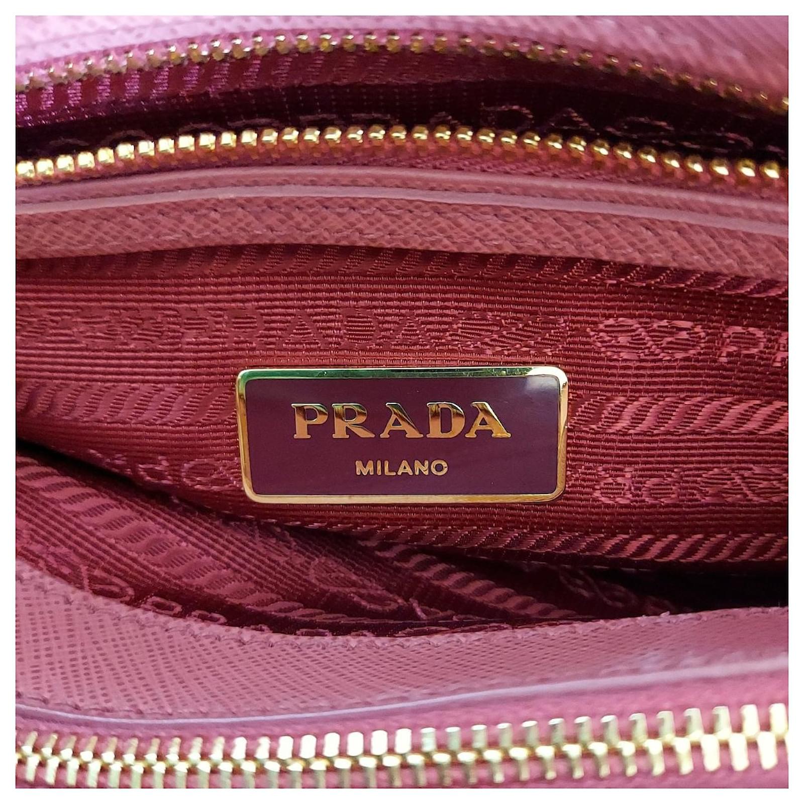 Prada Promenade Cuir Rose ref.741539 - Joli Closet
