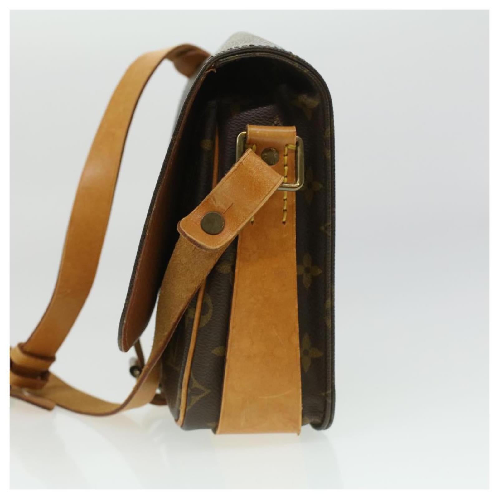 Cartouchiere Louis Vuitton Cartouchière Brown Cloth ref.742210 - Joli ...