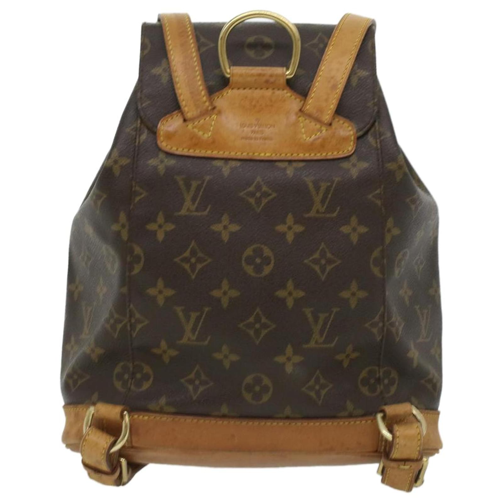 Louis Vuitton Montsouris Brown Cloth ref.744001 - Joli Closet