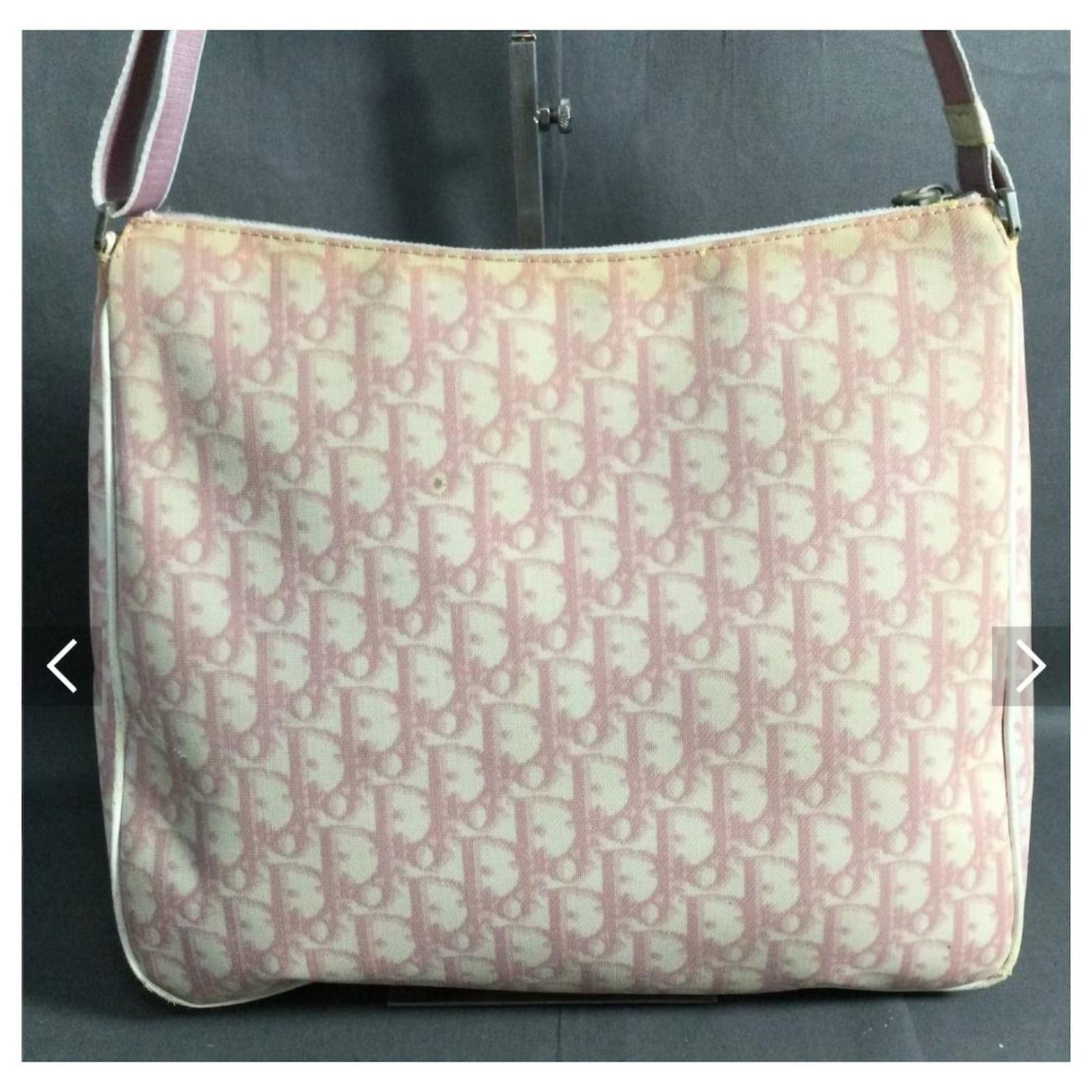 Christian Dior Y2K Girly No. 2 Trotter Messenger Pink Leather ref ...