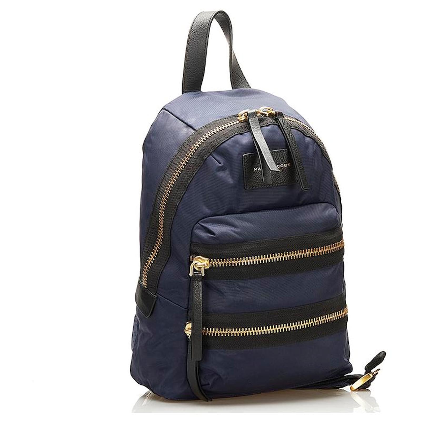 Marc Jacobs Nylon Zip Backpack Blue ref.745504 - Joli Closet