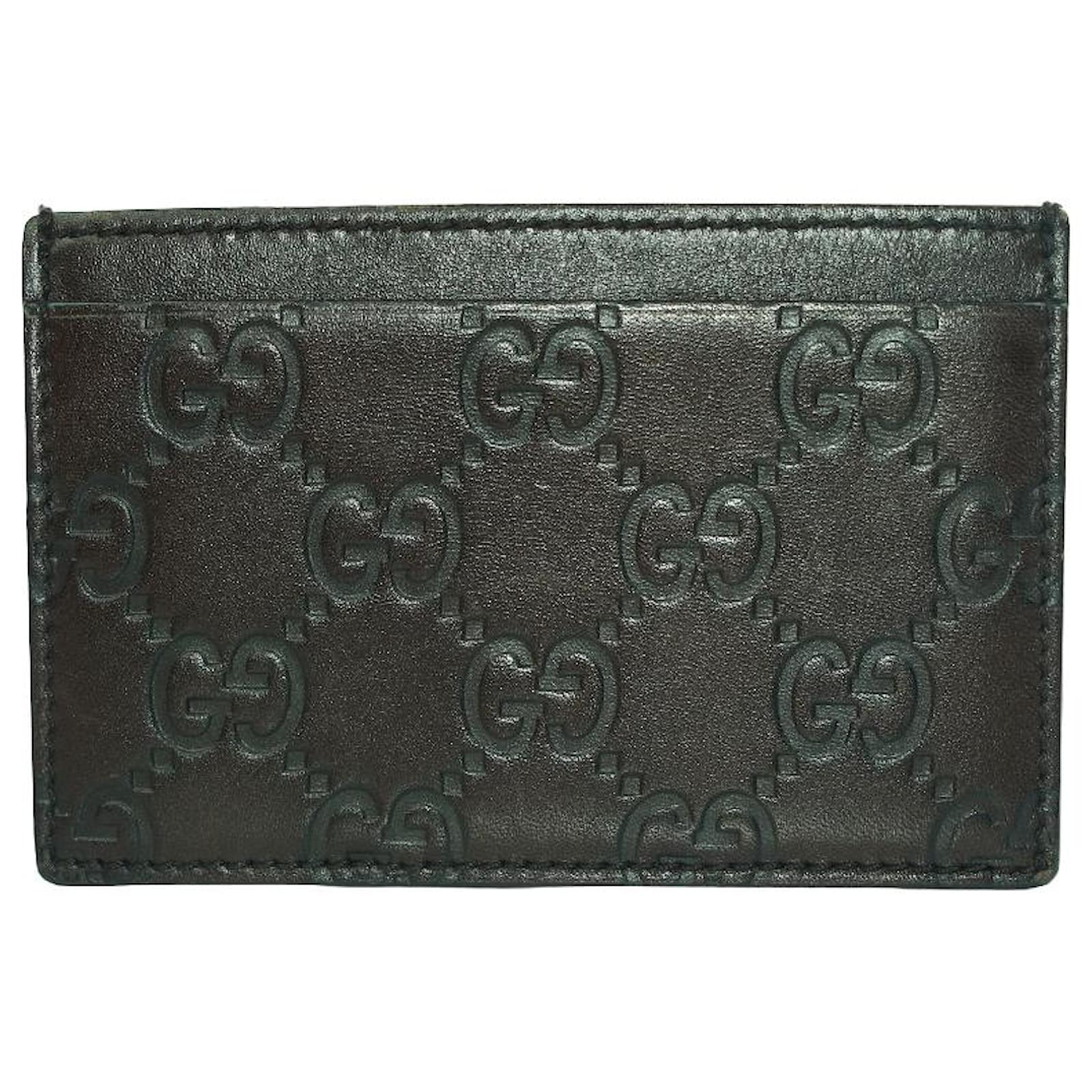 Gucci Card Holder Brown Leather ref.745642 - Joli Closet