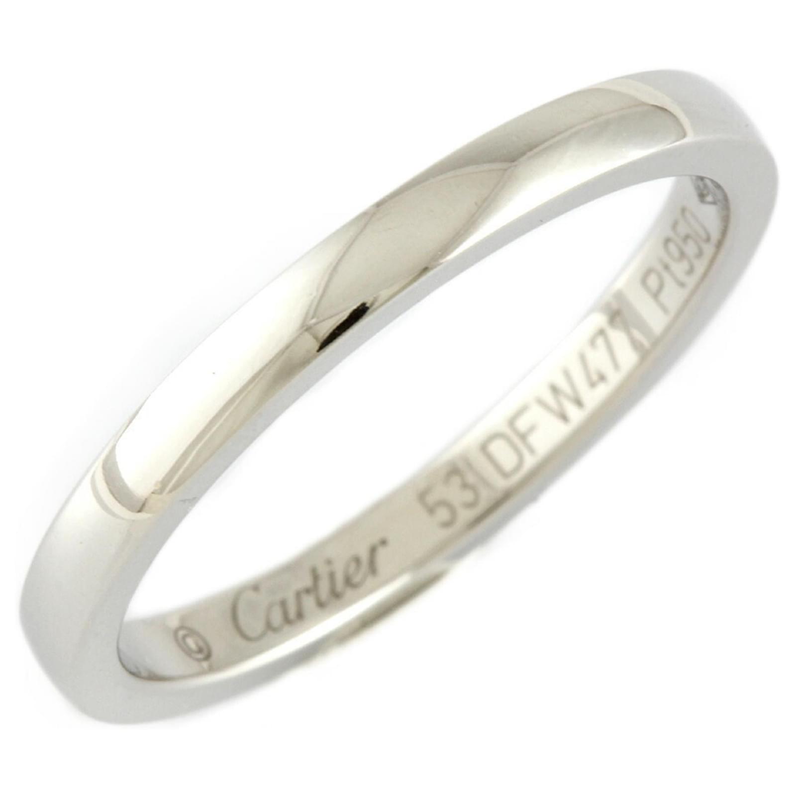 Cartier Alliance 1895 Silvery Platinum ref.746422 - Joli Closet