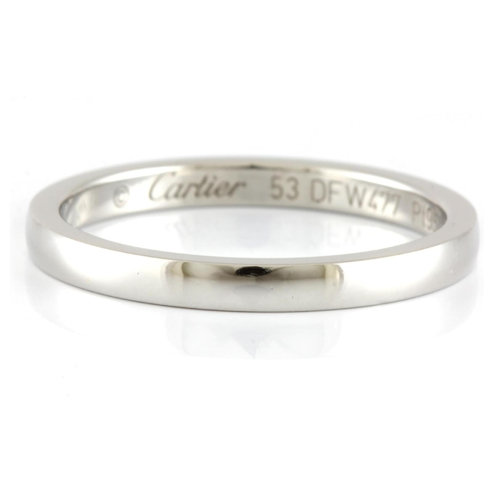 Cartier Alliance 1895 Silvery Platinum ref.746422 - Joli Closet