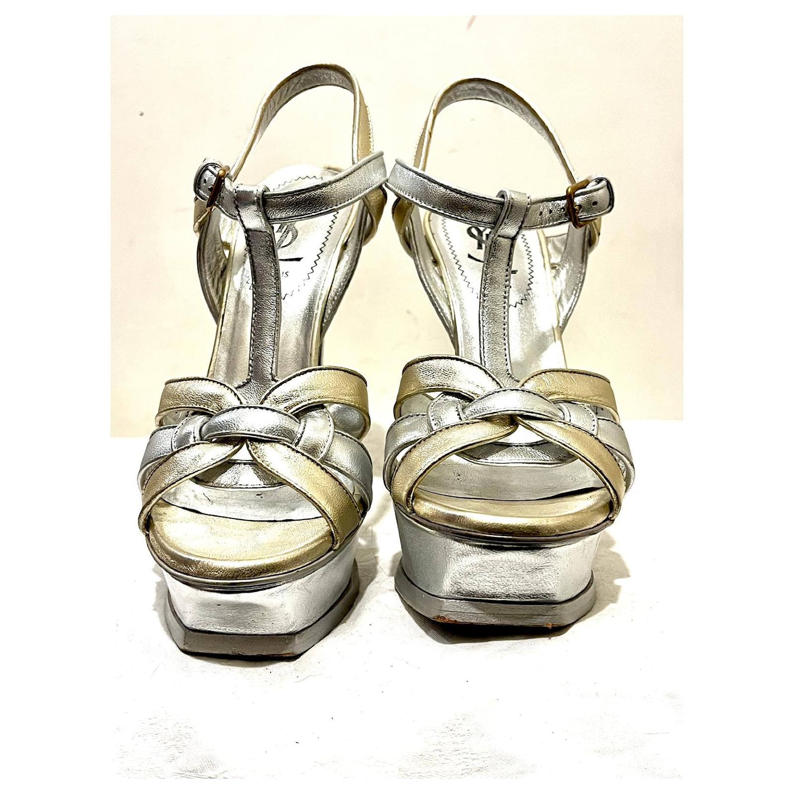 Yves Saint Laurent YSL Tribute in gold and silver Silvery Golden ...