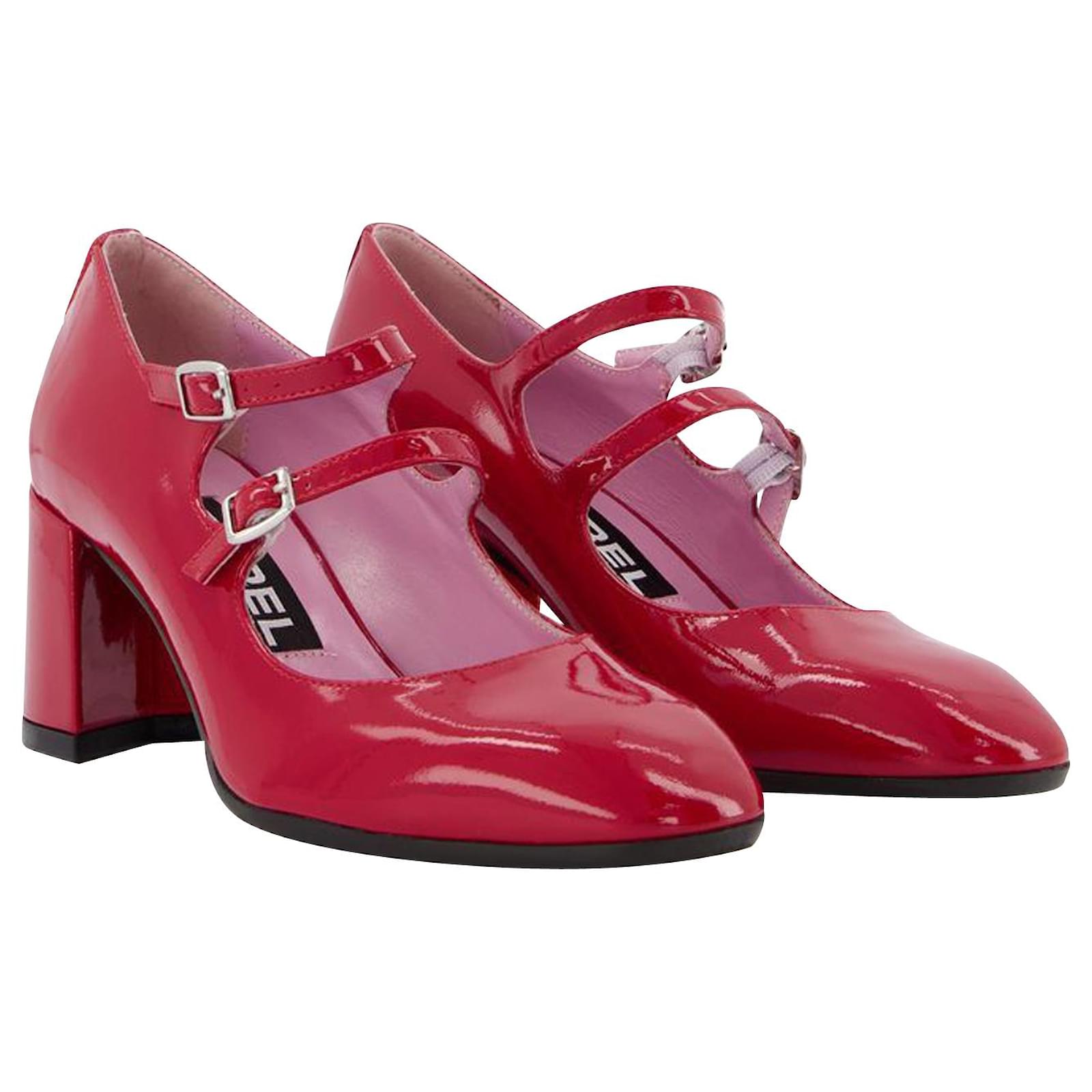 Alice Pumps - Carel - Red - Patent Leather ref.748882 - Joli Closet Alice Pumps - Carel - Red - Patent Leather ref.748882 - Joli Closet