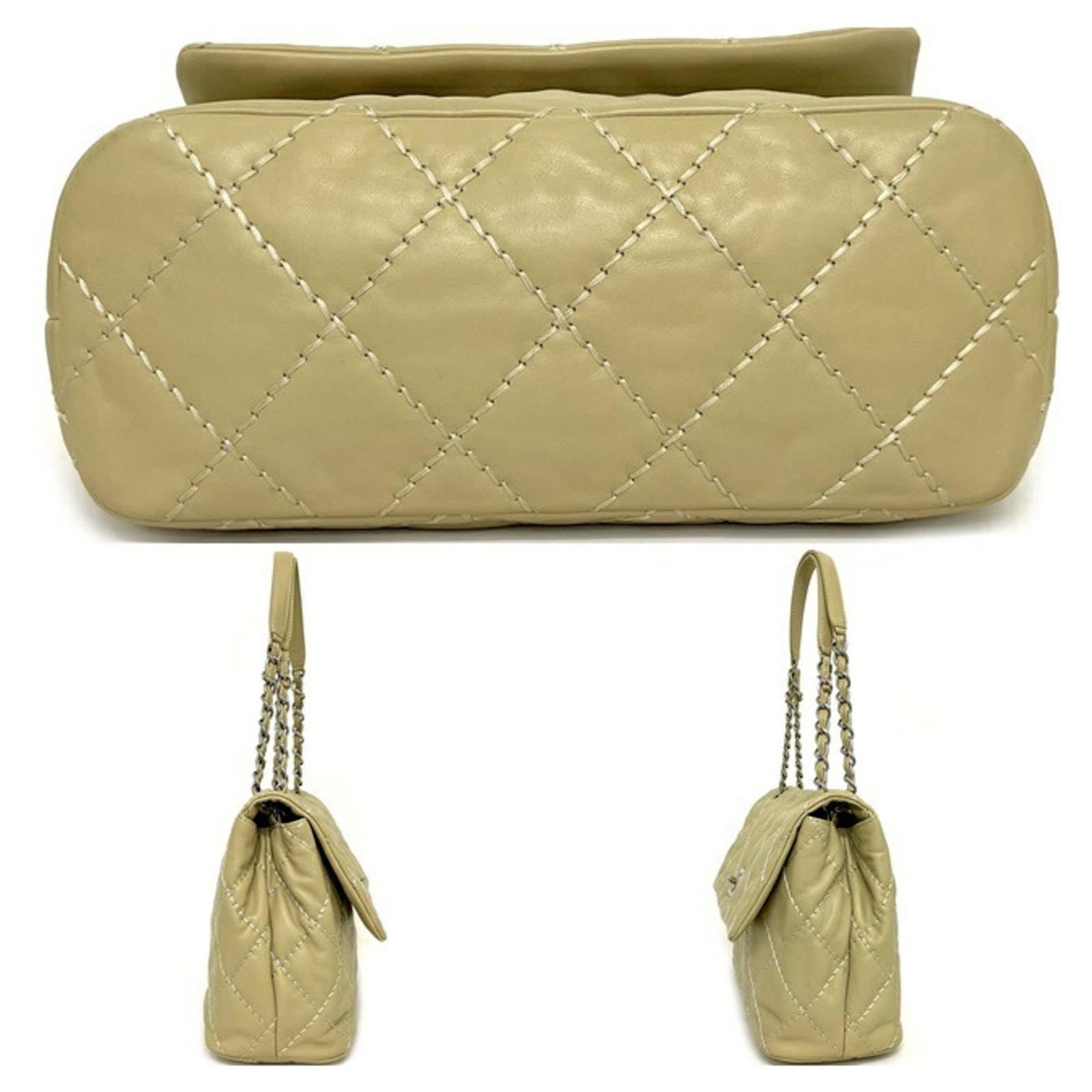 Chanel Matelassé Beige Leather ref.750012 - Joli Closet