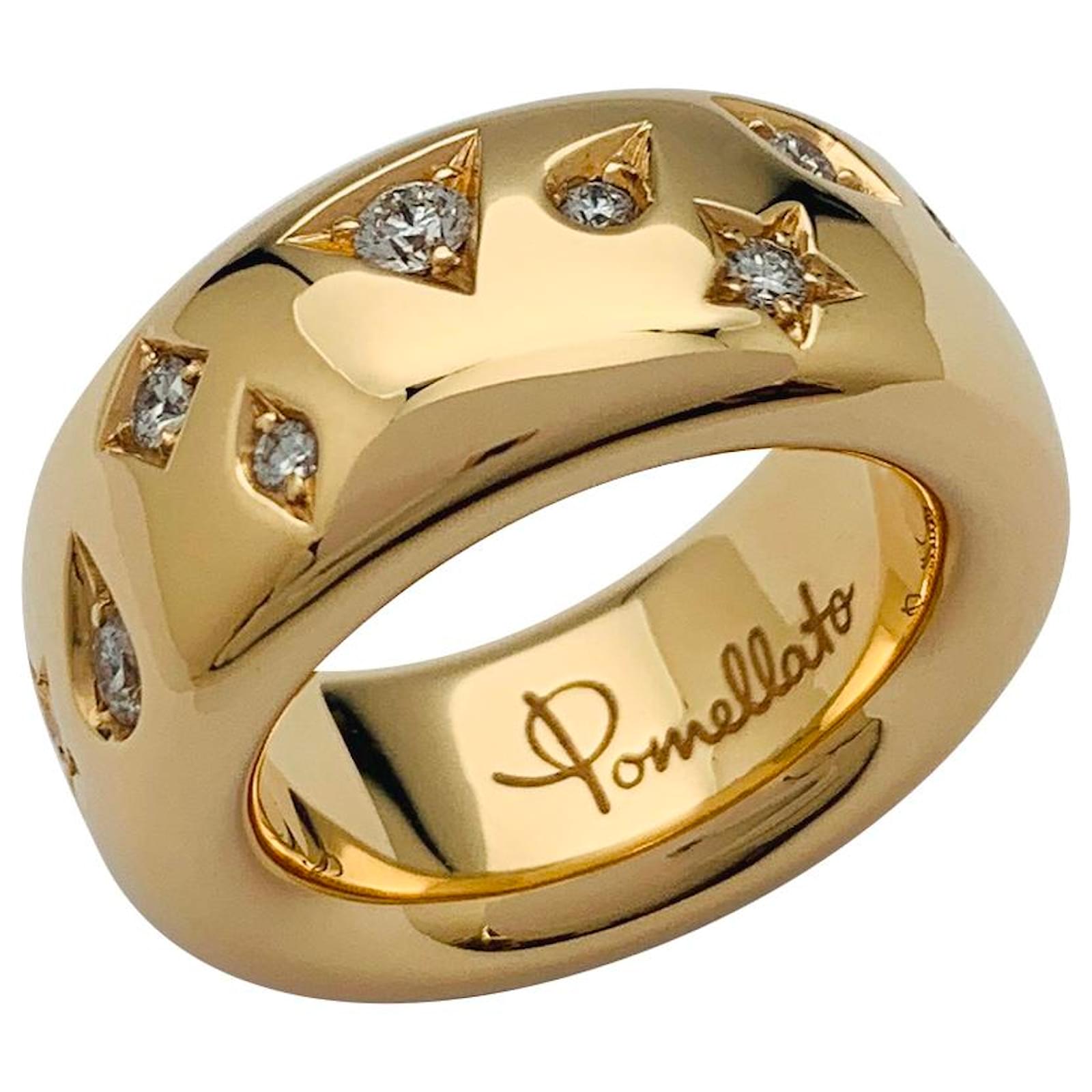 Pomellato ring, "Iconica", Rose gold, diamants. Pink gold Diamond ref ...