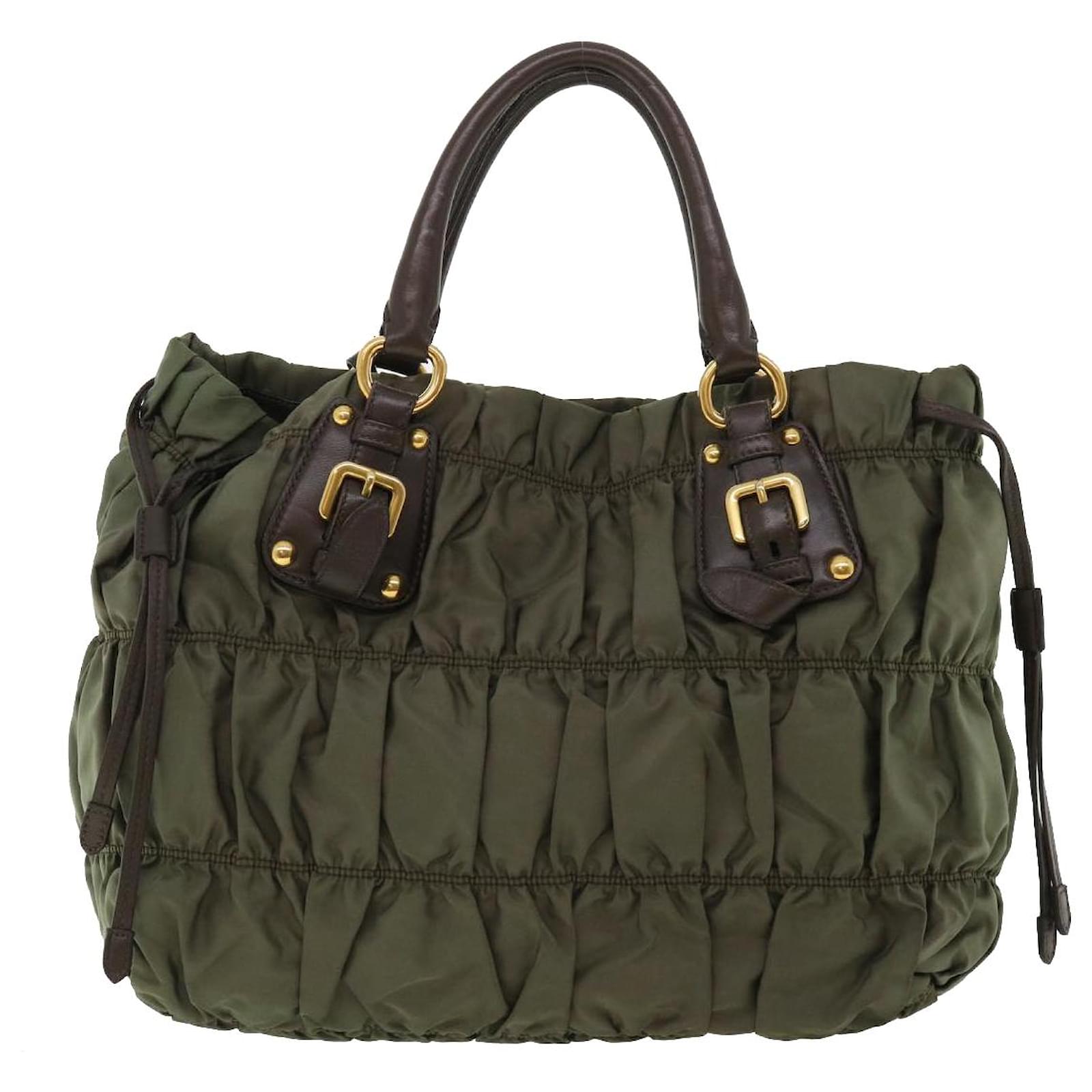 Prada Khaki Synthetic ref.752257 - Joli Closet