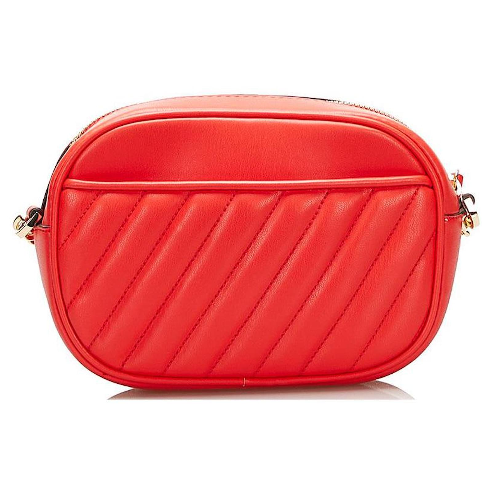 michael kors Leather Camera Bag red Pony-style calfskin ref.752716 ...