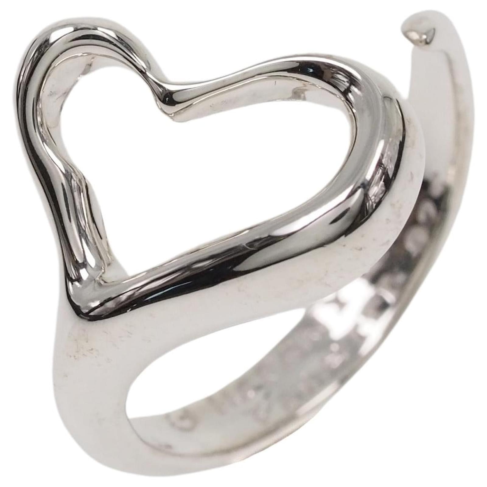 TIFFANY & CO. Open Heart Silvery Silver ref.752728 - Joli Closet