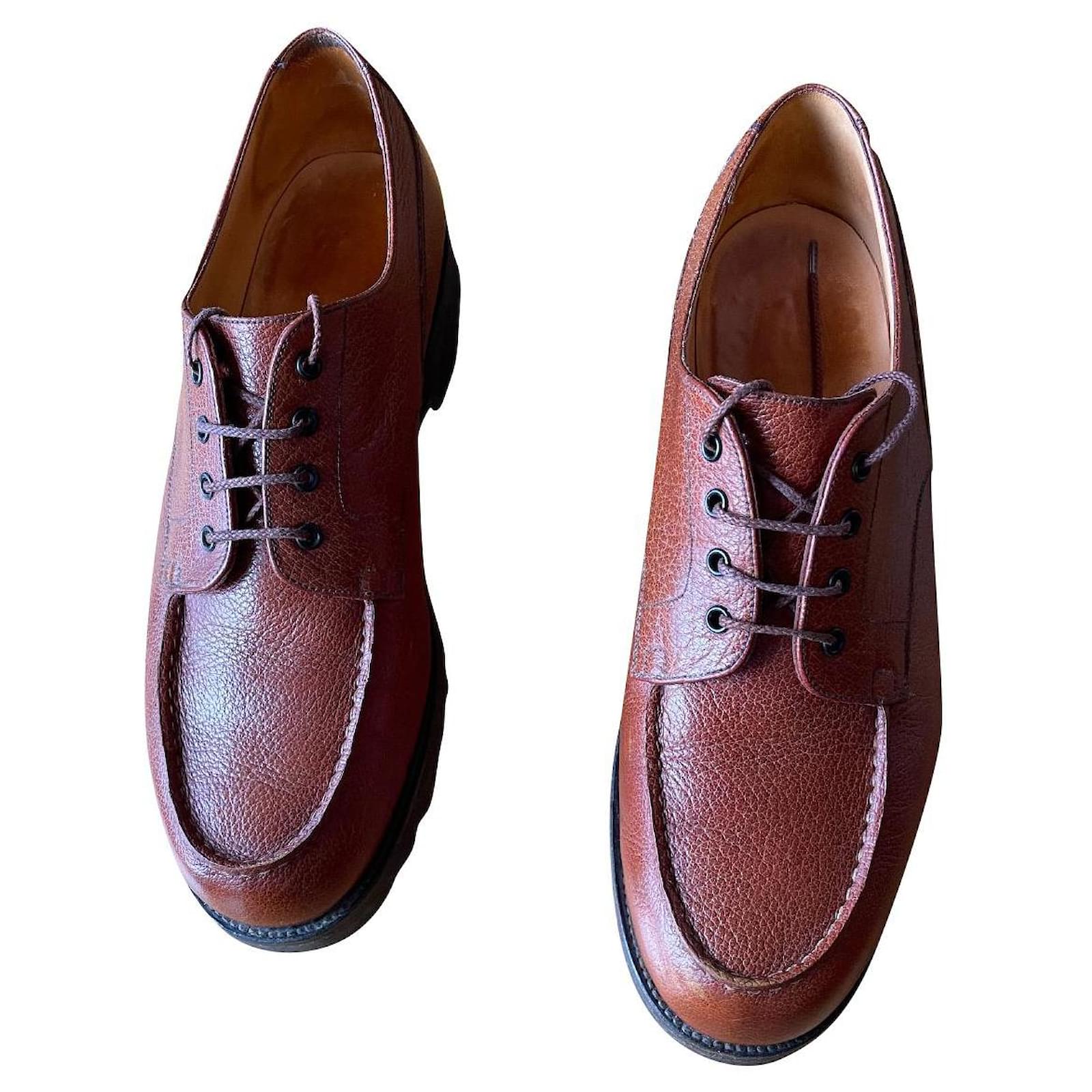 Derby Golf JM Weston Cuir Marron clair ref.752763 - Joli Closet