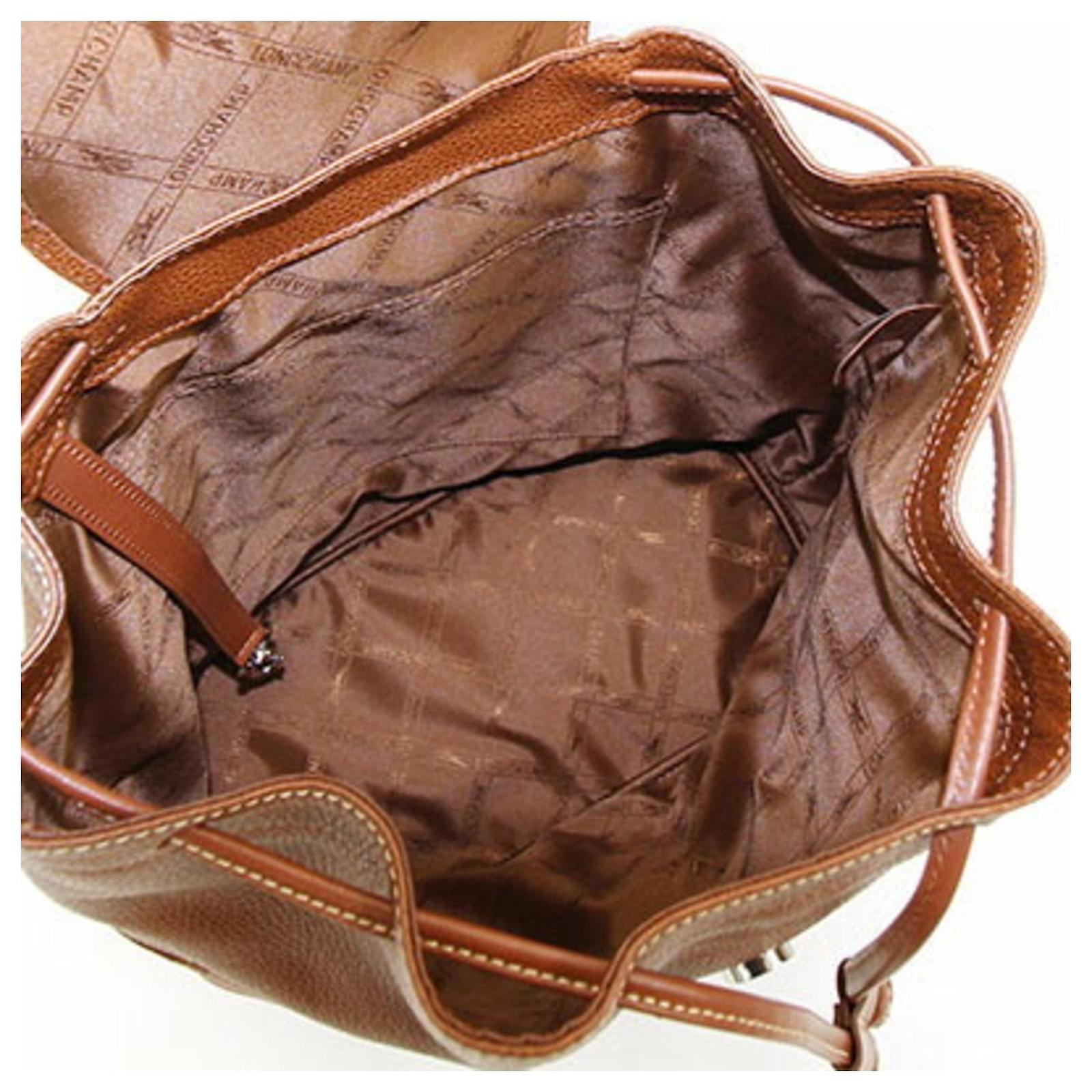 LONGCHAMP Cuir Marron ref.755022 - Joli Closet