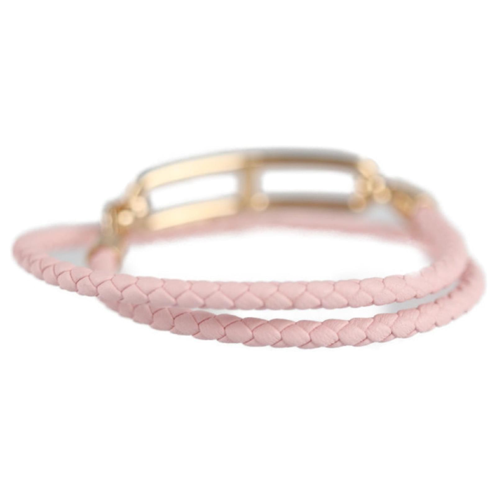 Hermès Roulis Pink Leather ref.755413 - Joli Closet