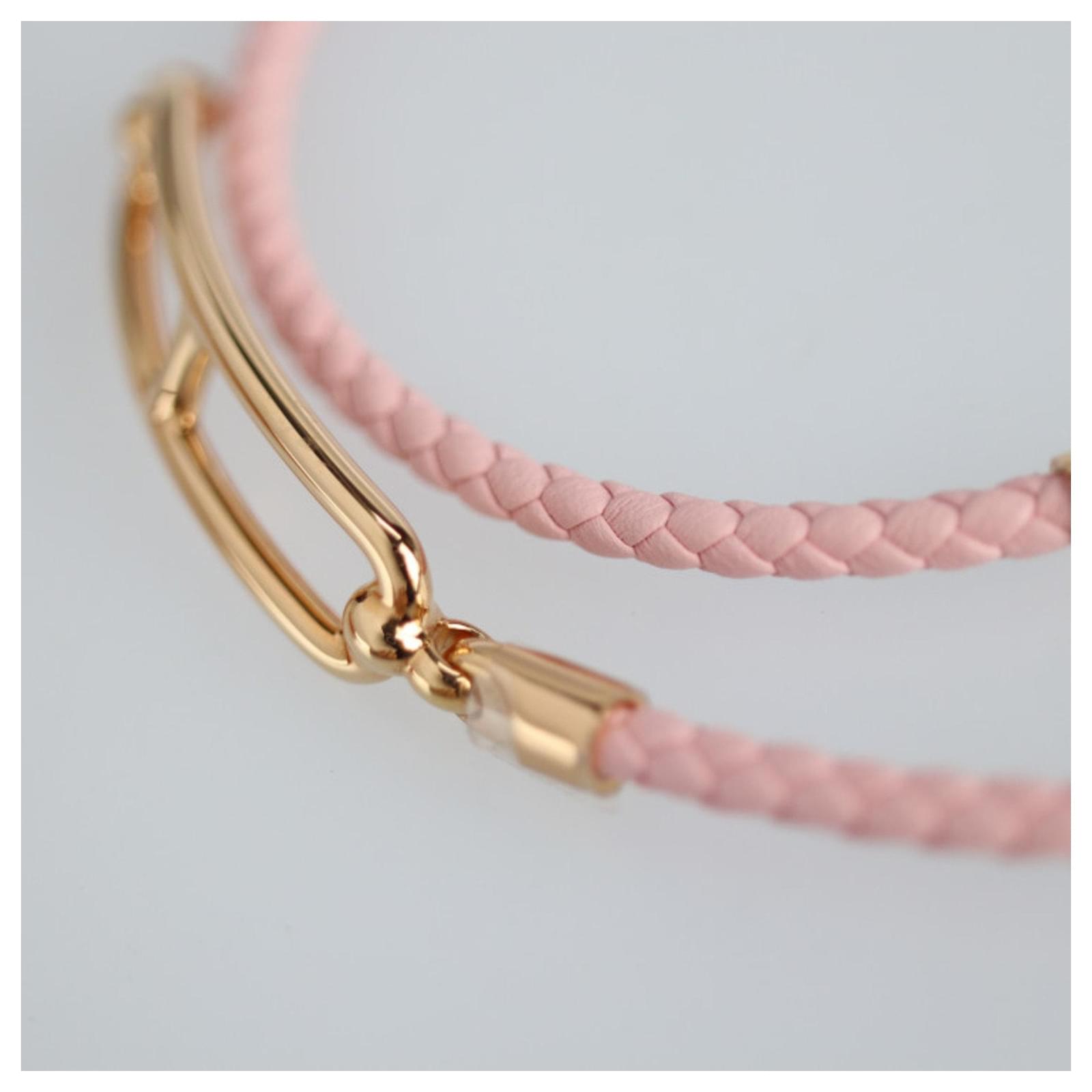 Hermès Roulis Pink Leather ref.755413 - Joli Closet