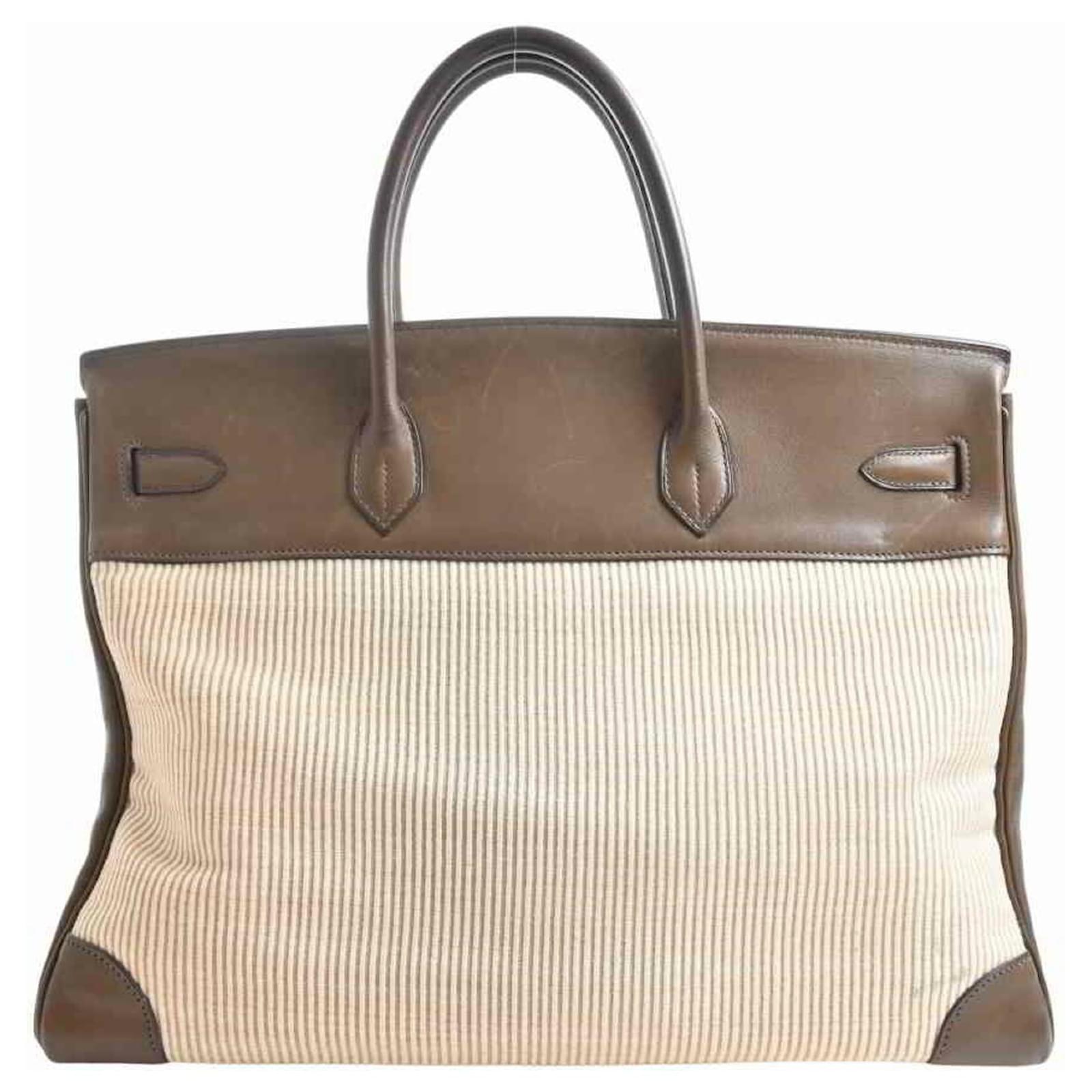 Hermès HERMES BIRKIN Cream Leather ref.756827 - Joli Closet