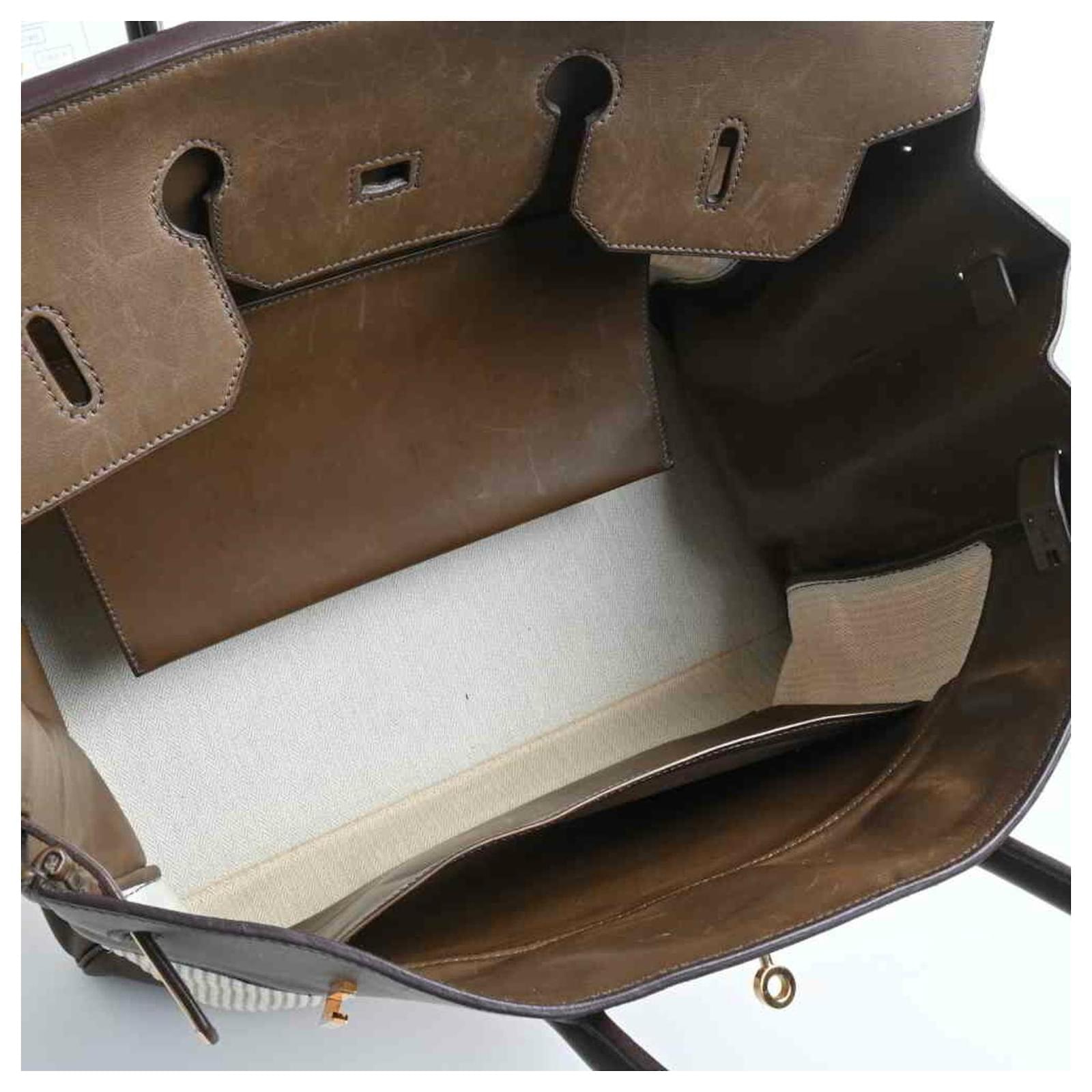 Hermès HERMES BIRKIN Cream Leather ref.756827 - Joli Closet