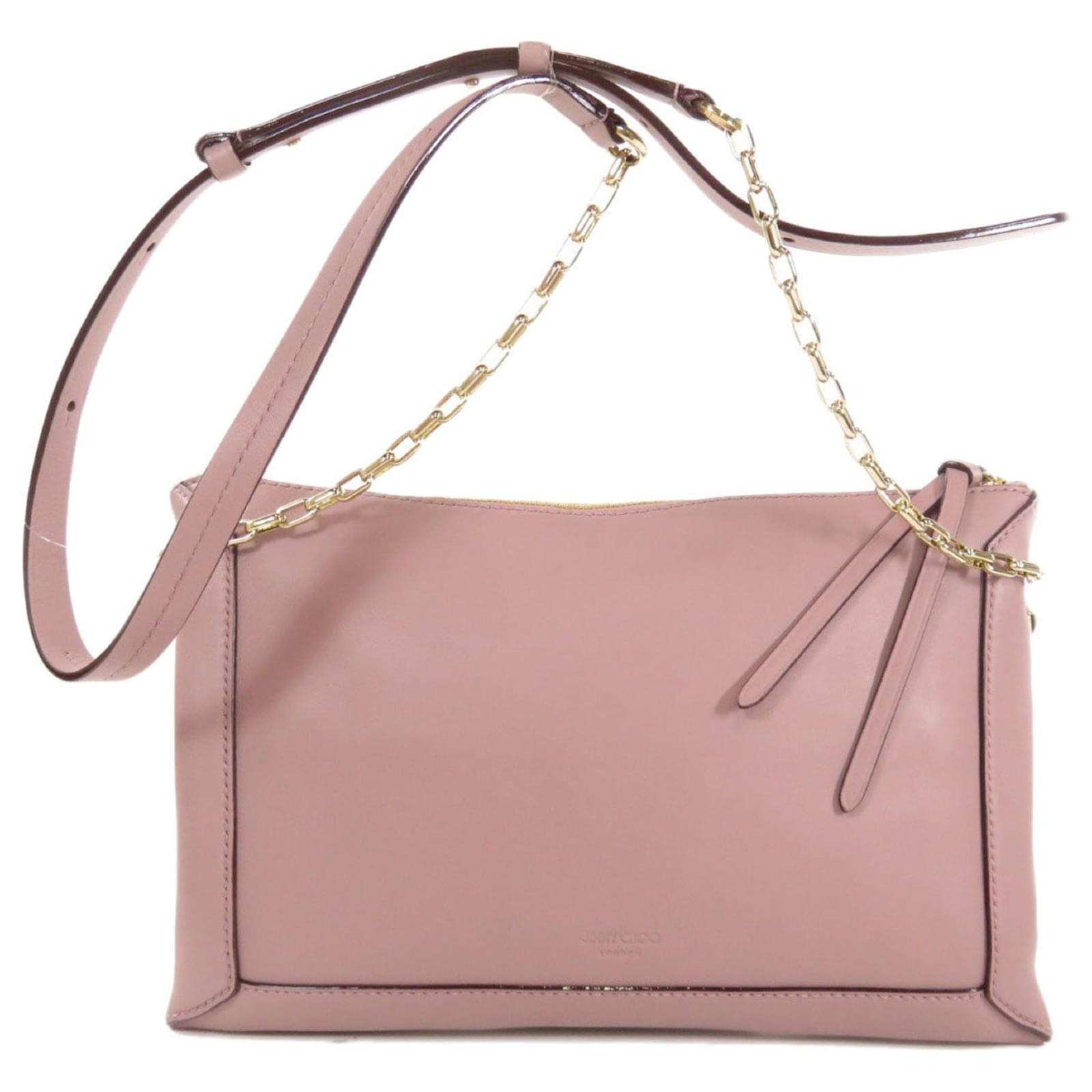 Jimmy Choo JC Pink Leather ref.756879 - Joli Closet