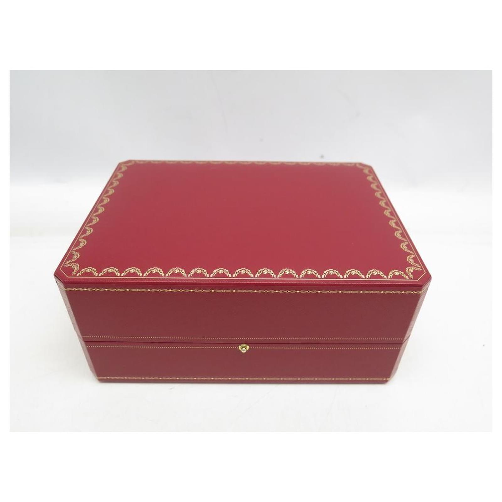 NEUF BOITE CARTIER GM POUR MONTRE AVEC COMPARTIMENT BIJOUX CROO000386 ...