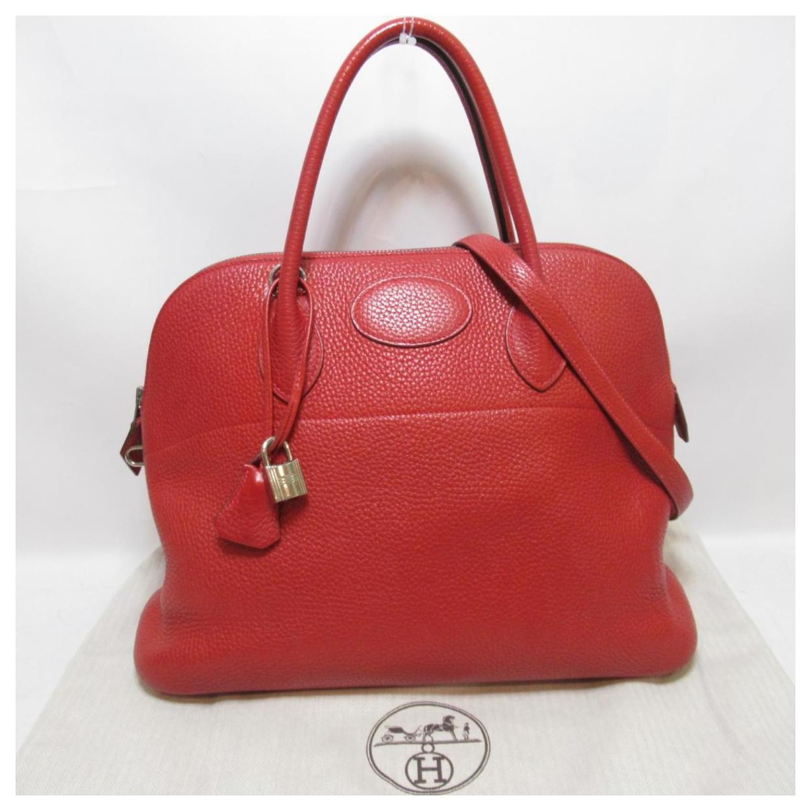 Hermès Hermes Bolide Cuir Rouge ref.758770 - Joli Closet