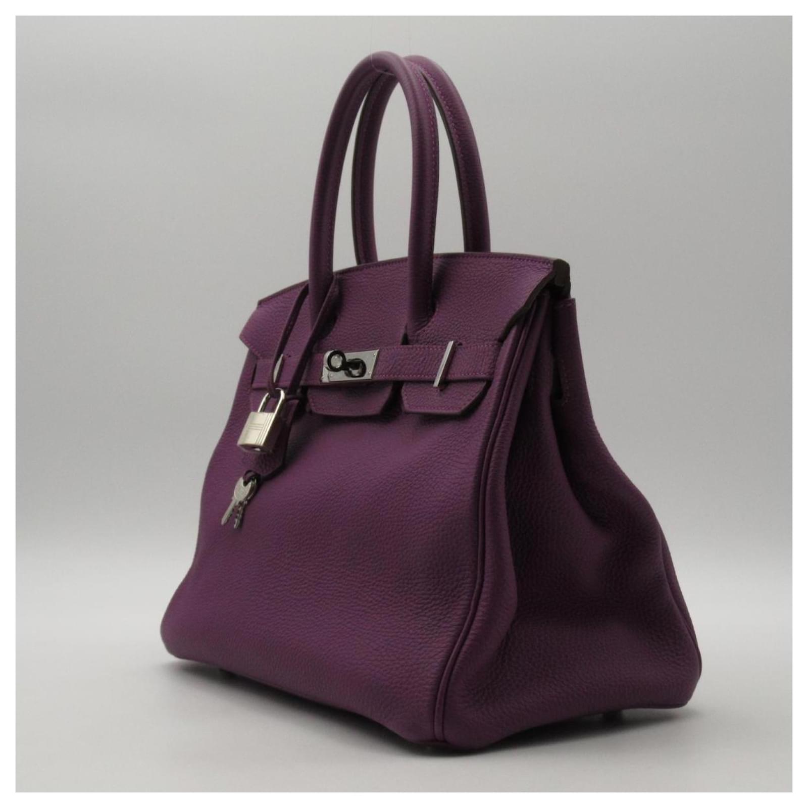 Hermès Togo Birkin 30 Purple Pony-style calfskin ref.759311 - Joli Closet