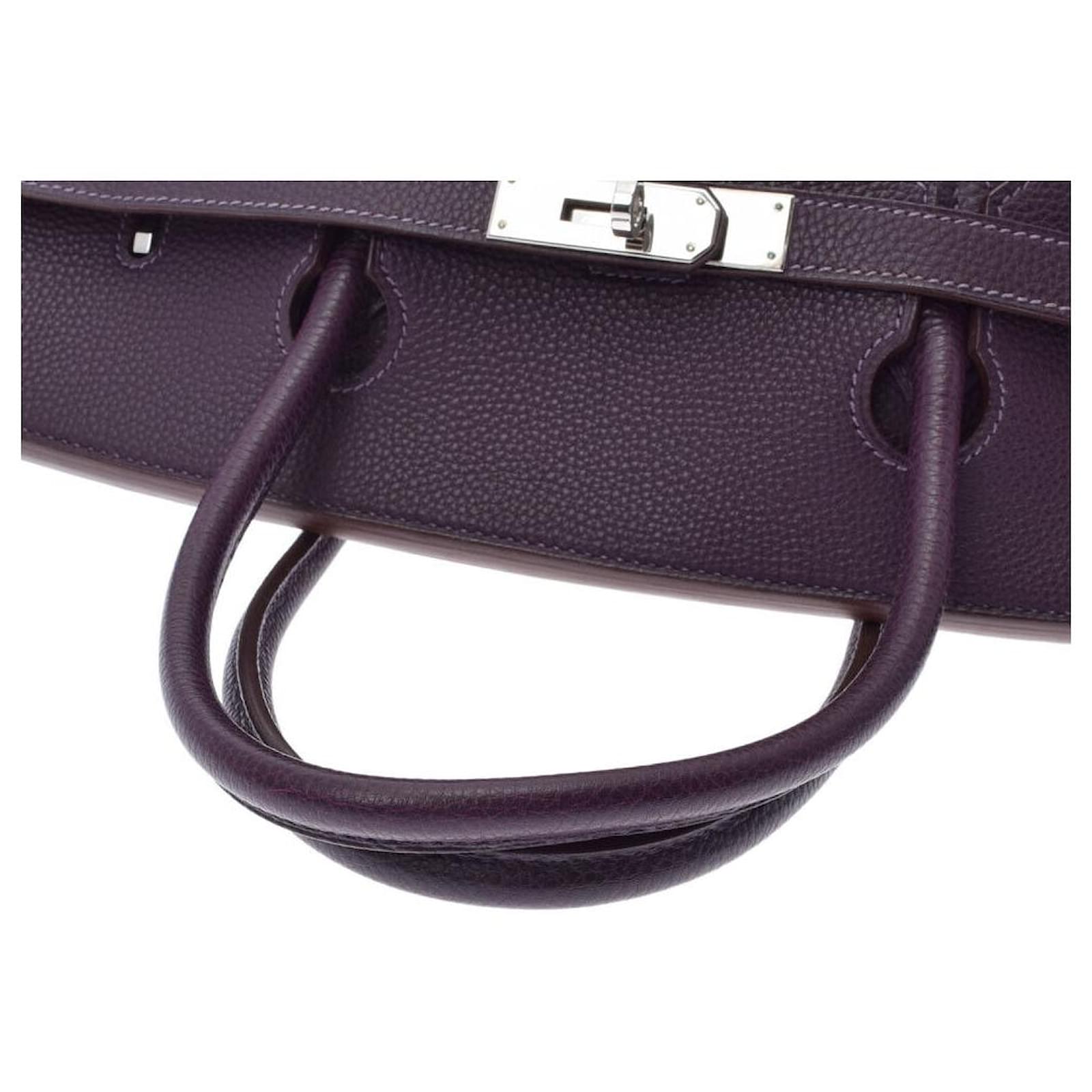 Hermès HERMES BIRKIN Purple Leather ref.762468 - Joli Closet