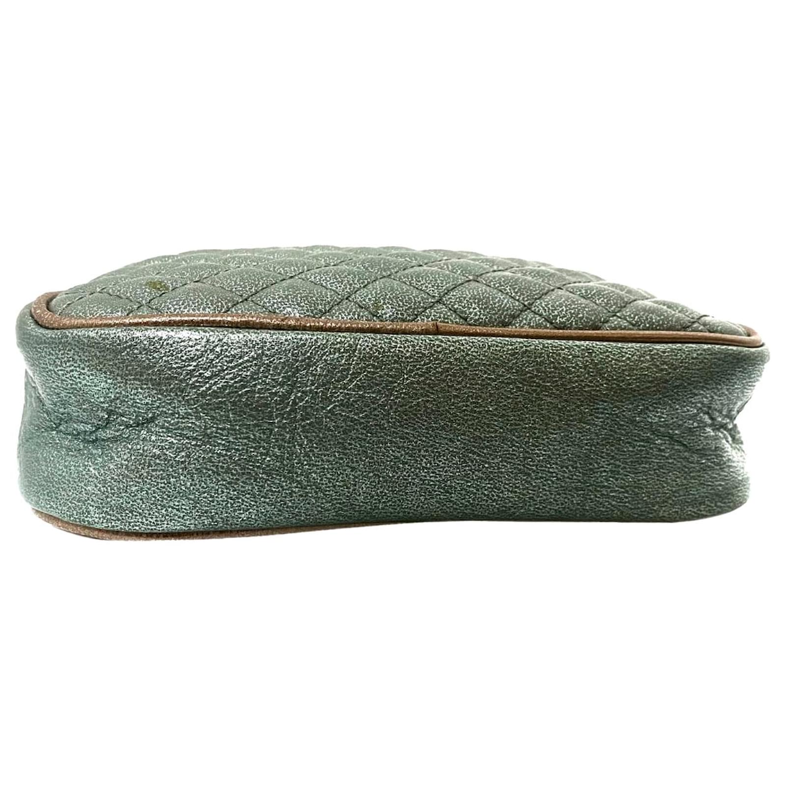 Gucci Blue Laminated Nappa Trapuntata Mini Zumi Dome Light blue Leather ...